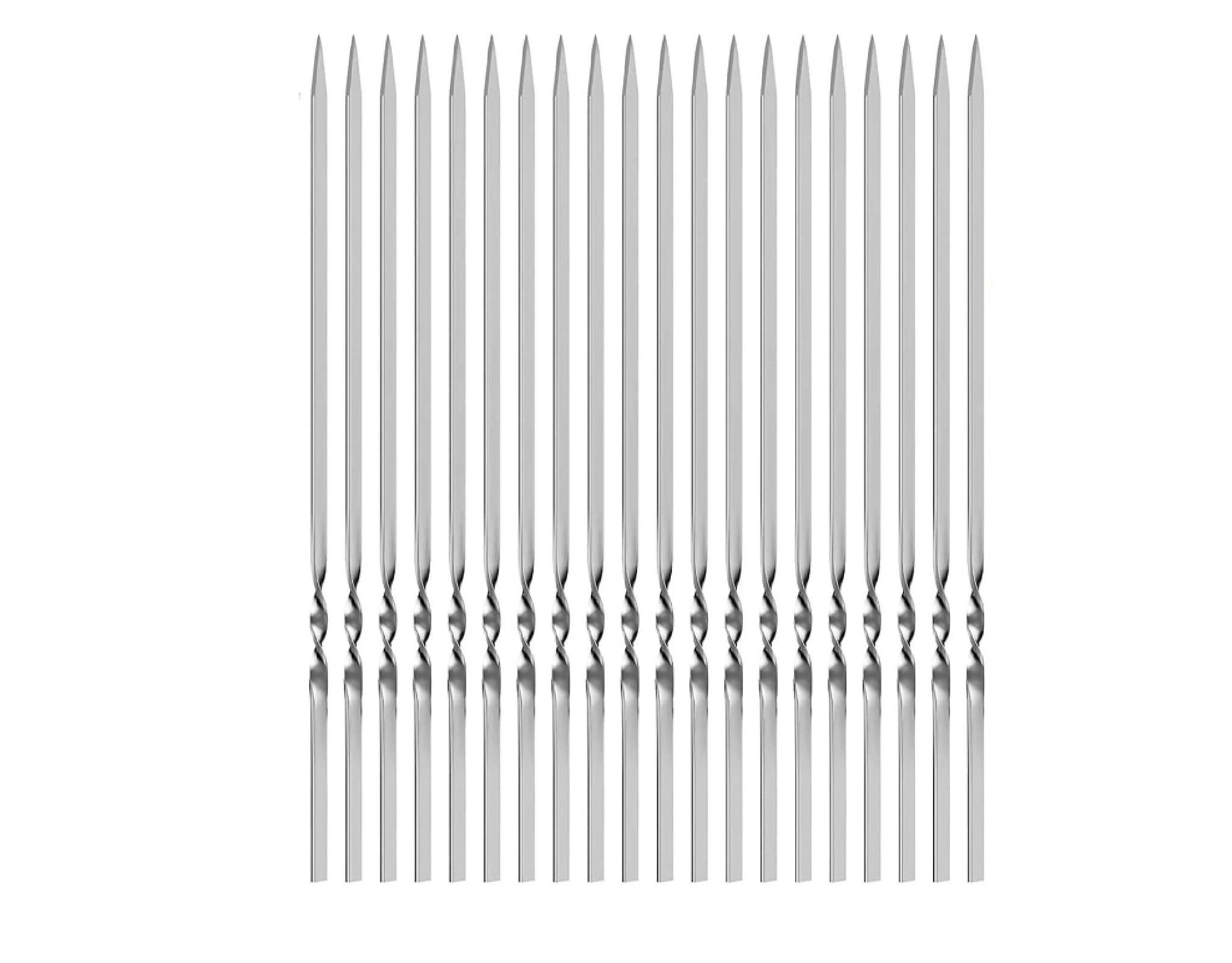 Stainless Steel BBQ Pin Flat Skewers | myaeon2go