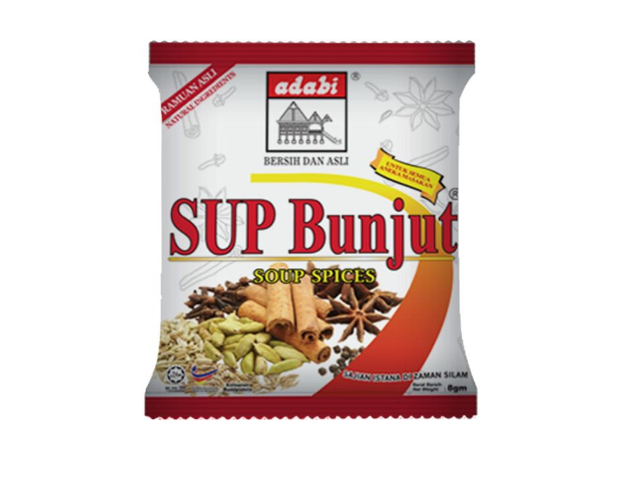 Adabi Sup Bunjut, 6 pcs - Authentic Soup Spices
