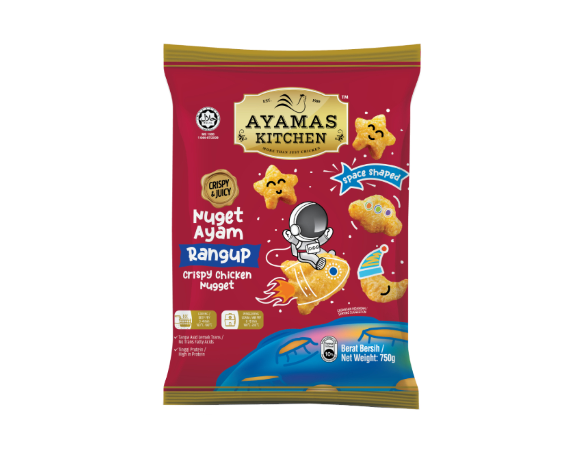 Ayamas Kitchen Crispy Chicken Nugget Space Shaped | myaeon2go