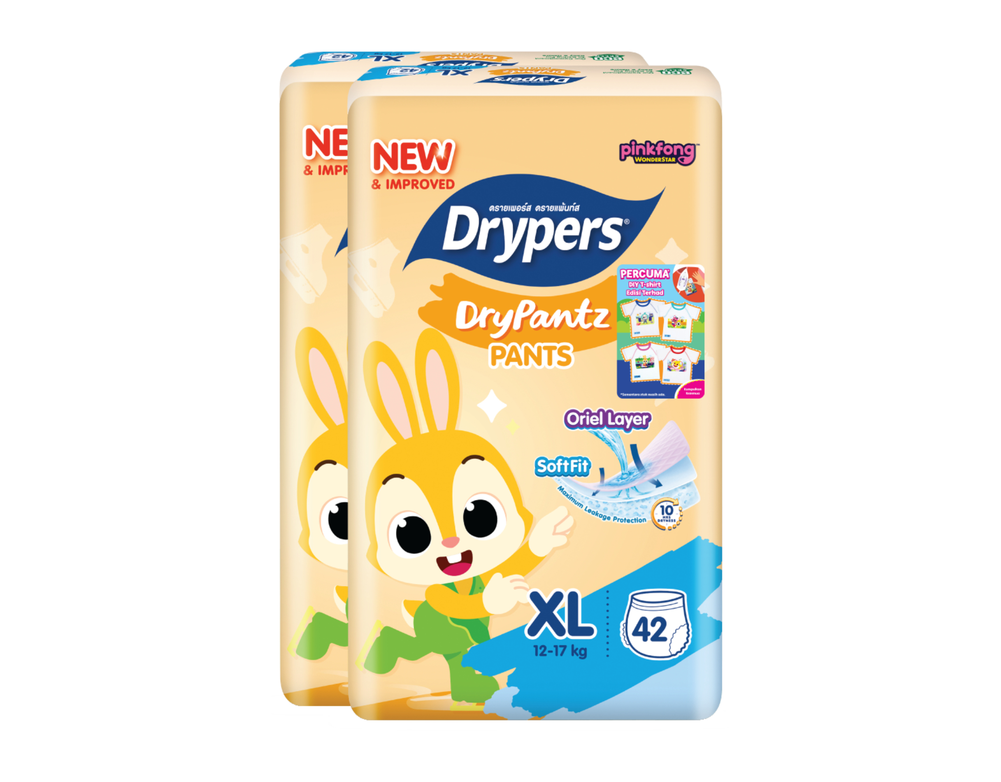 Drypers Drypantz XL - Max Leakage Protection