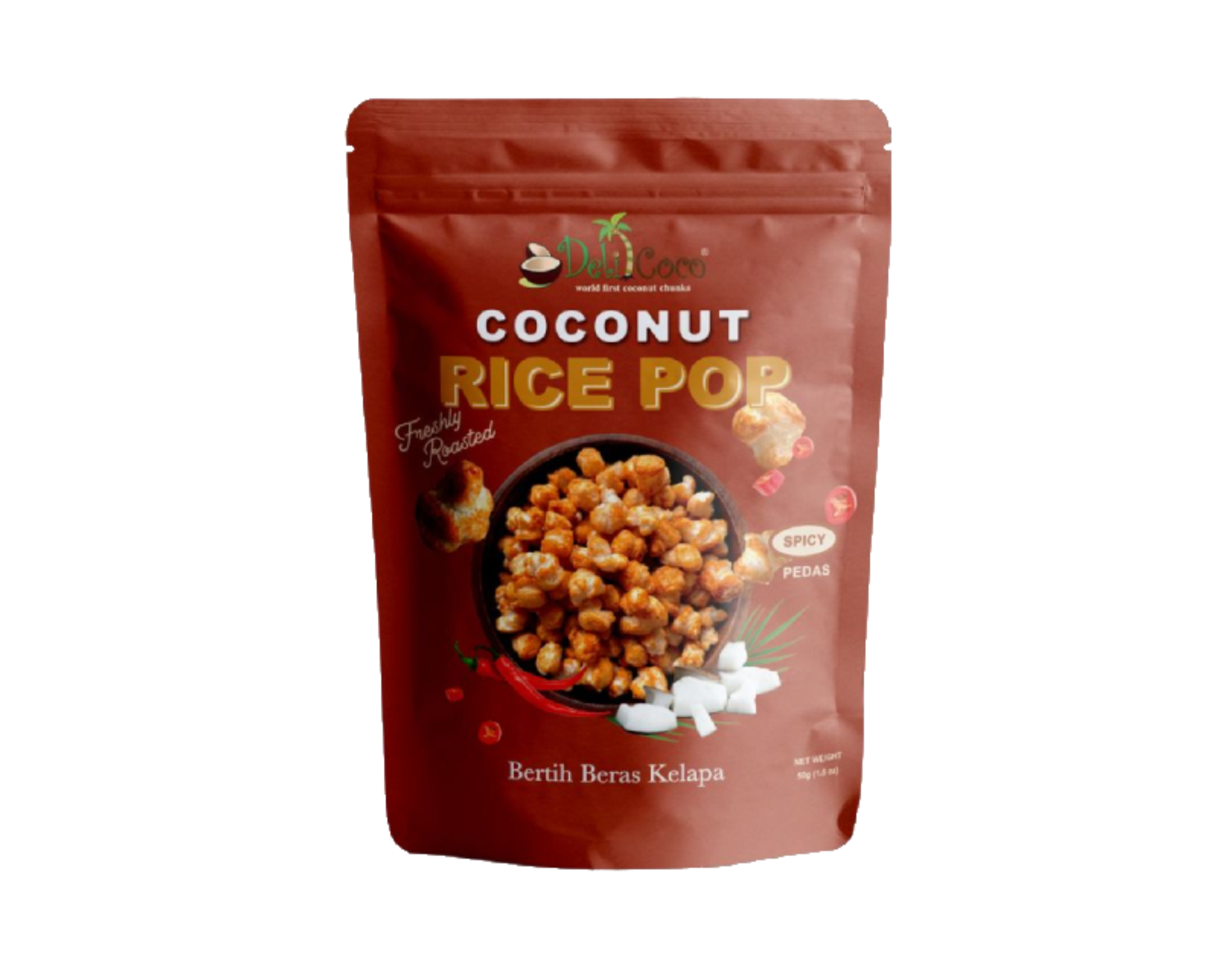 Delicoco Coconut Rice Pop Spicy | myaeon2go