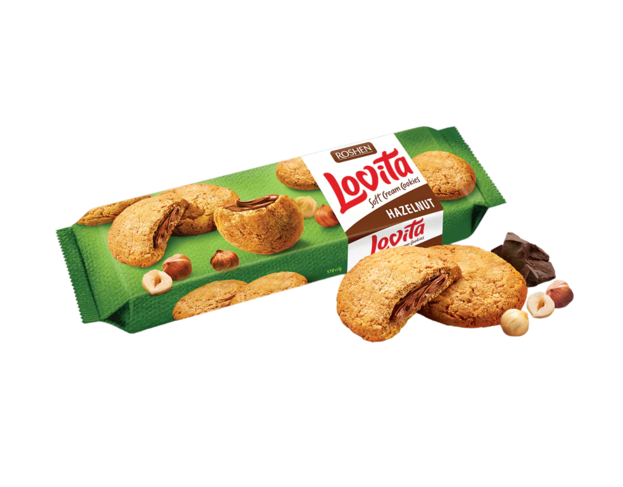 Roshen Lovita Soft Cream Cookies Hazelnut | myaeon2go