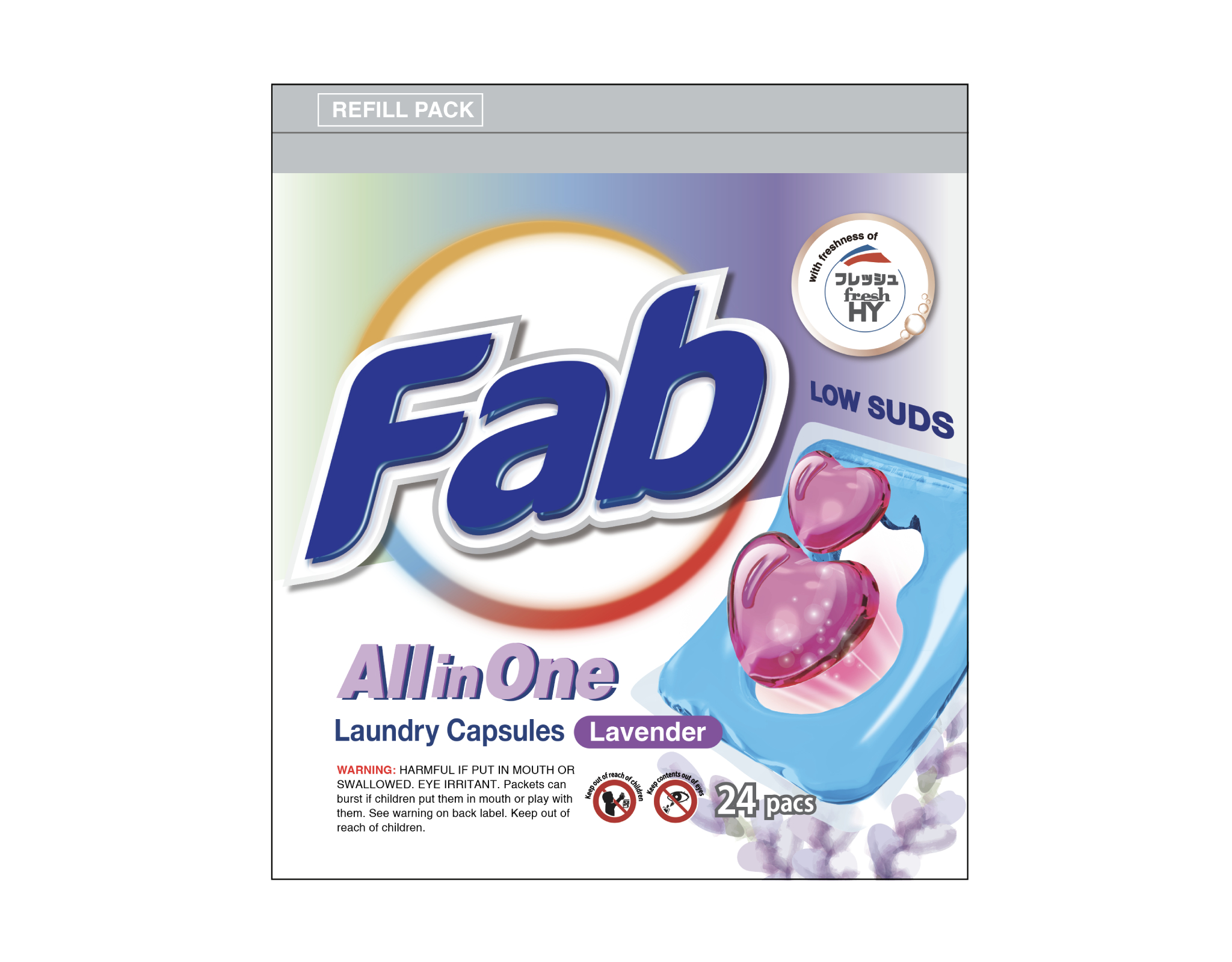 Fab Laundry Capsules Lavender Refill | myaeon2go