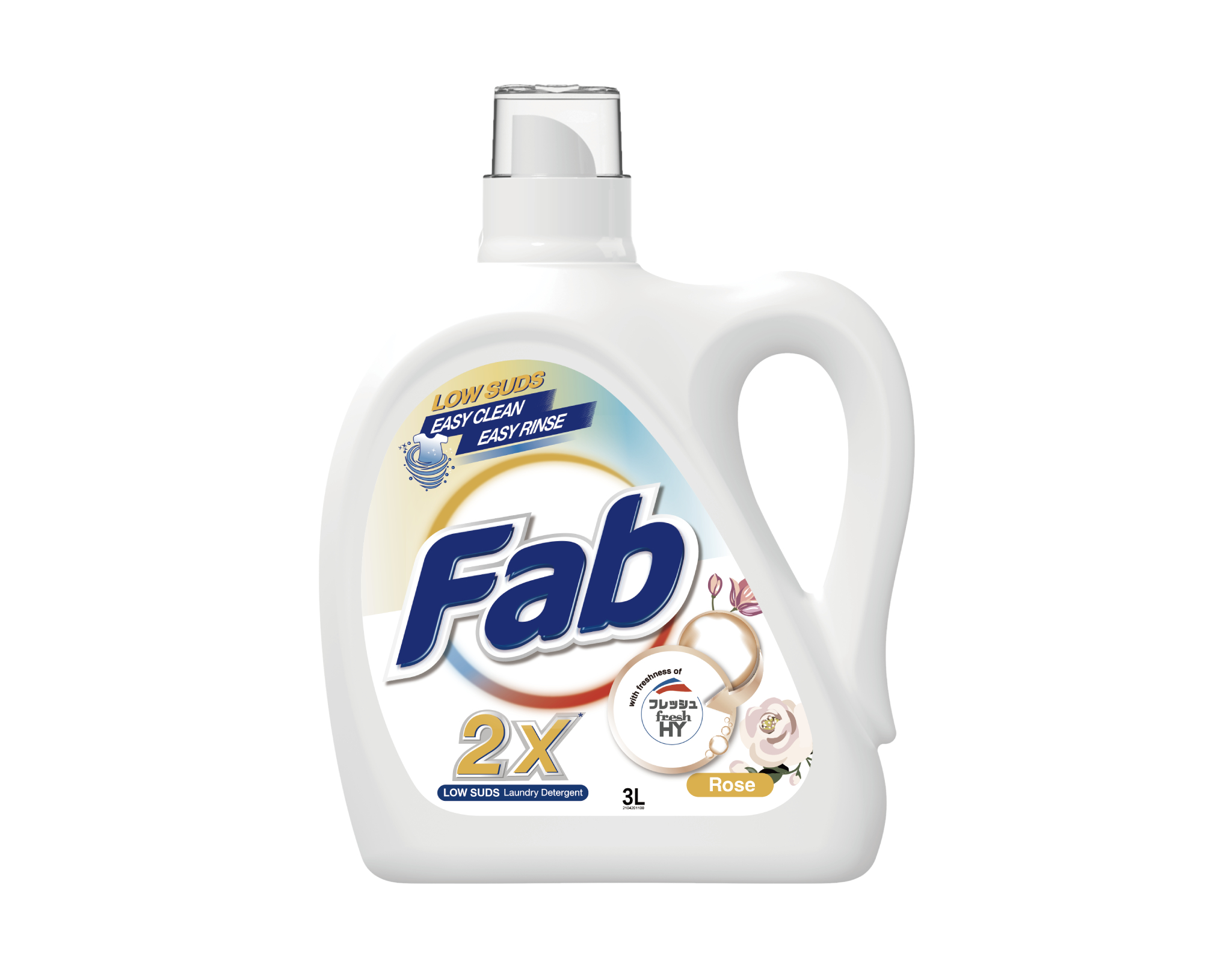 Fab Liquid Detergent Rose Bottle | myaeon2go