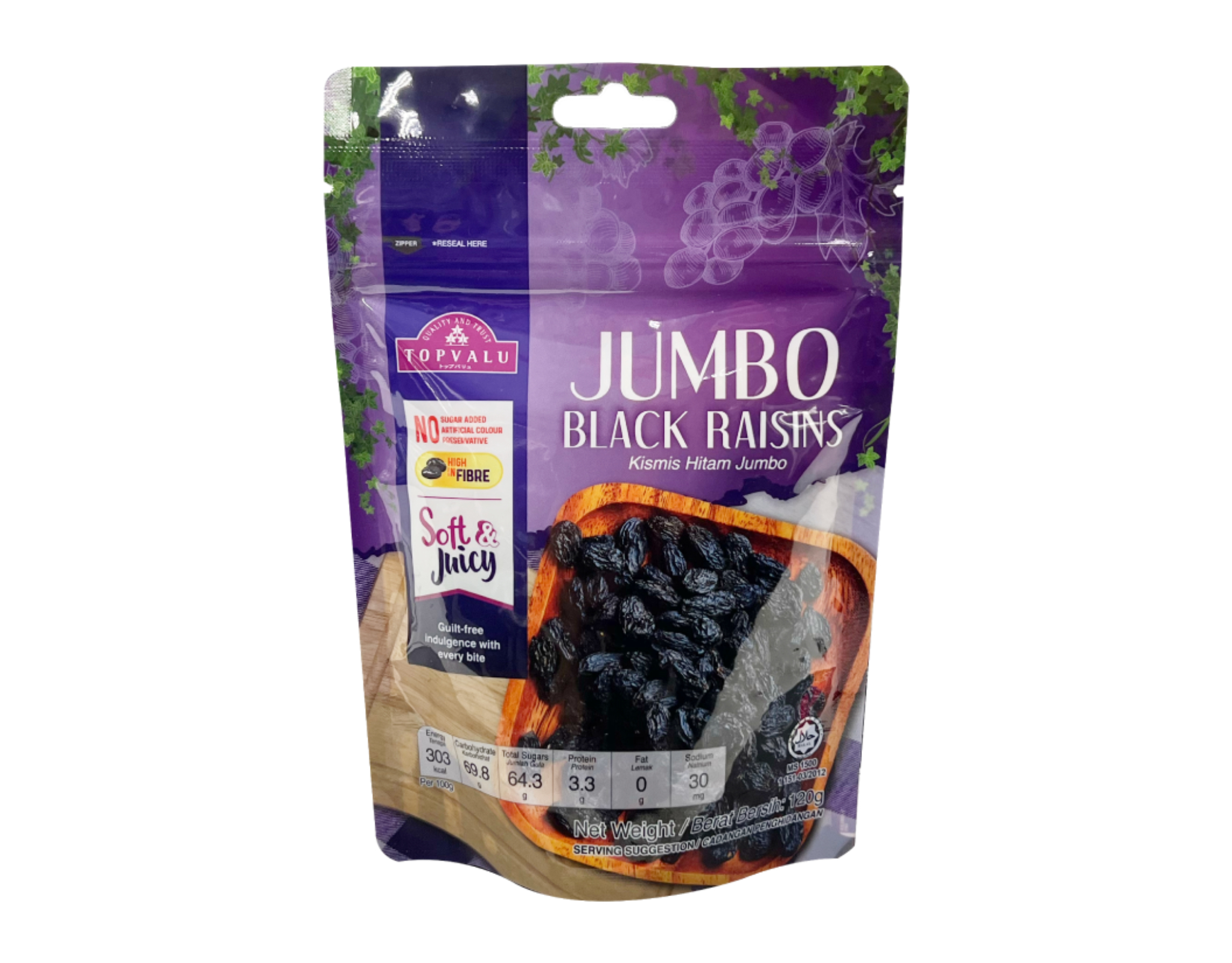 TOPVALU Jumbo Black Raisins | myaeon2go