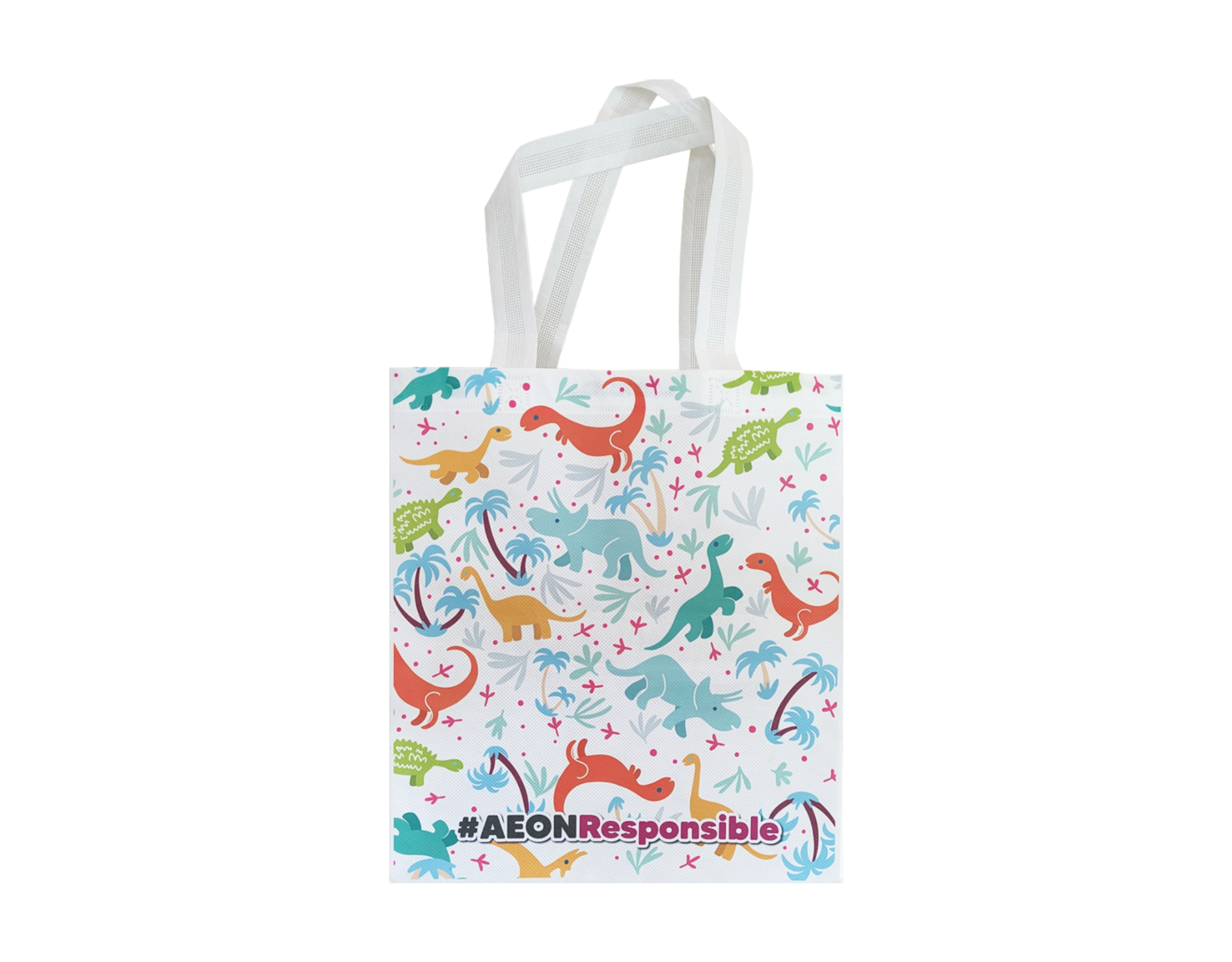 Dino Reusable Bag 100% Recycled PET | myaeon2go