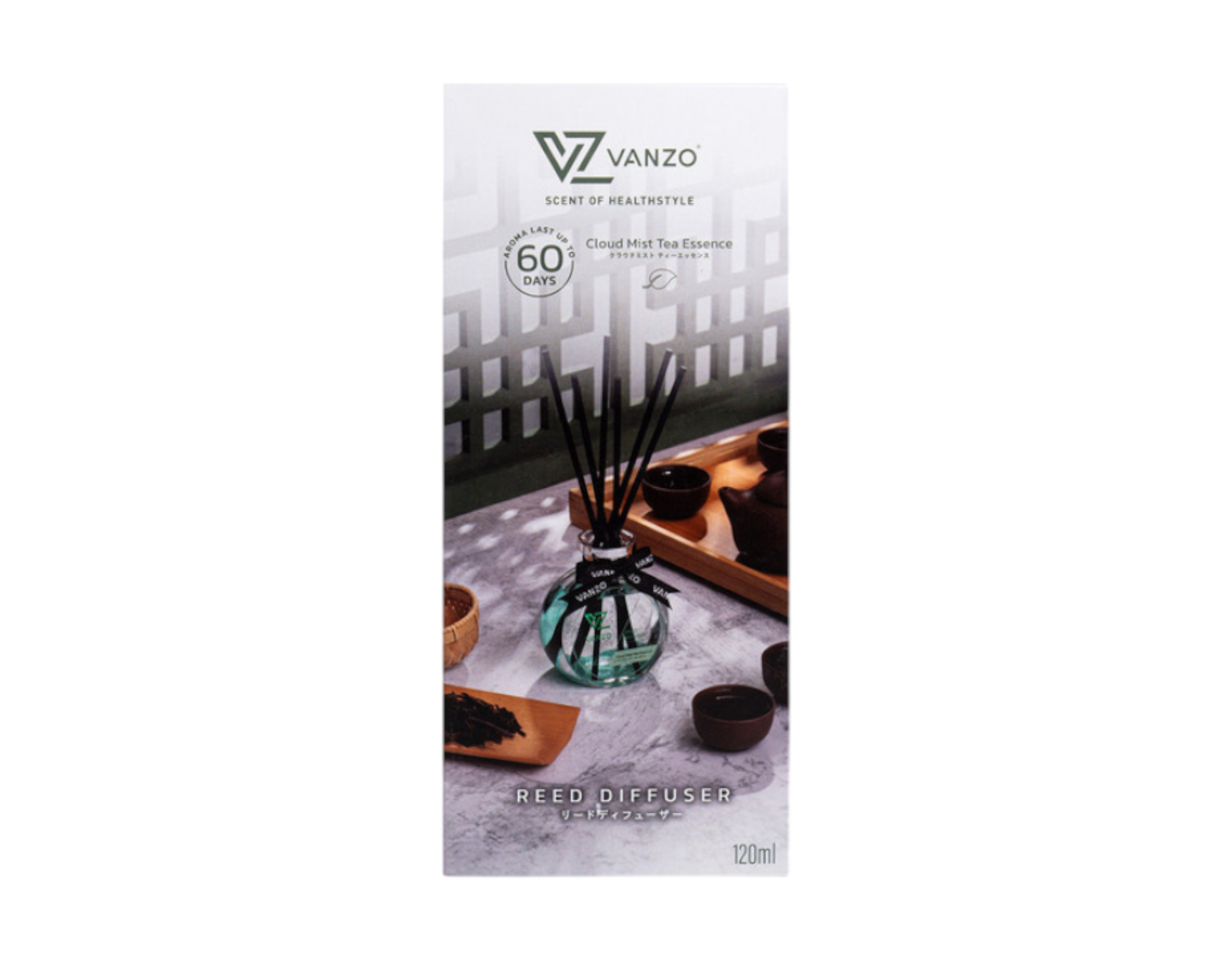 Vanzo Reed Diffuser Cloud Mist Tea Essence | myaeon2go