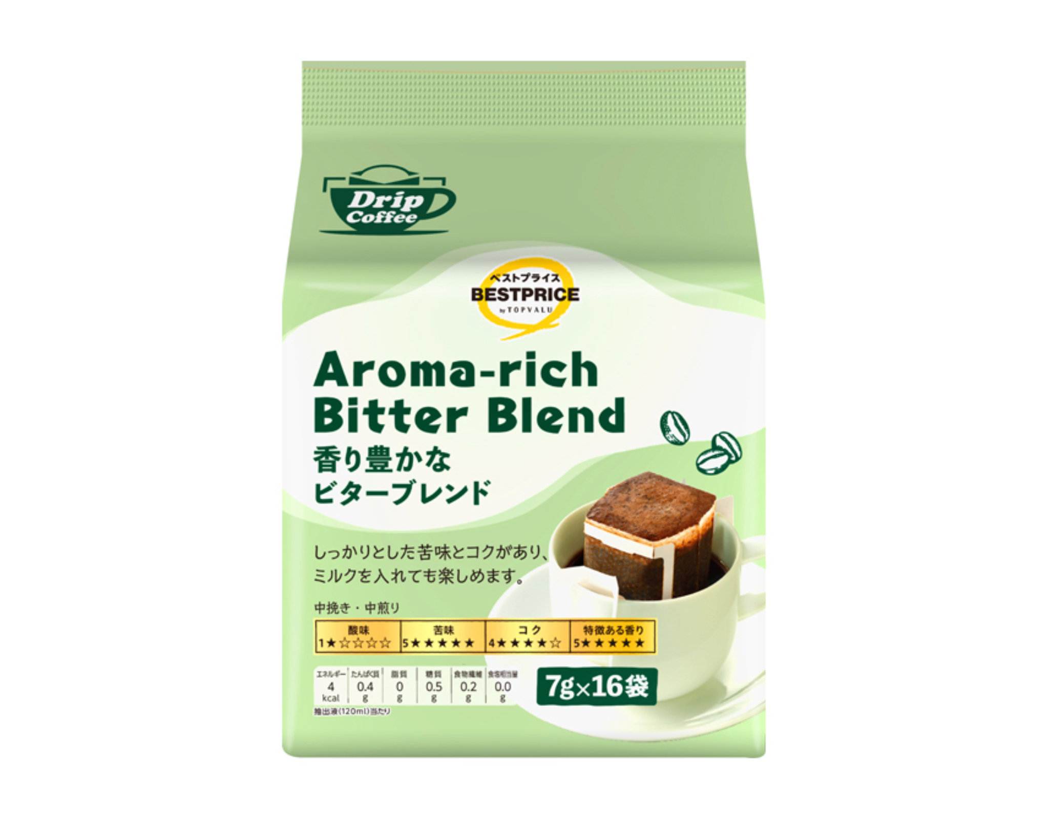 TOPVALU Best Price Drip Coffee Aroma-rich Bitter Blend | myaeon2go