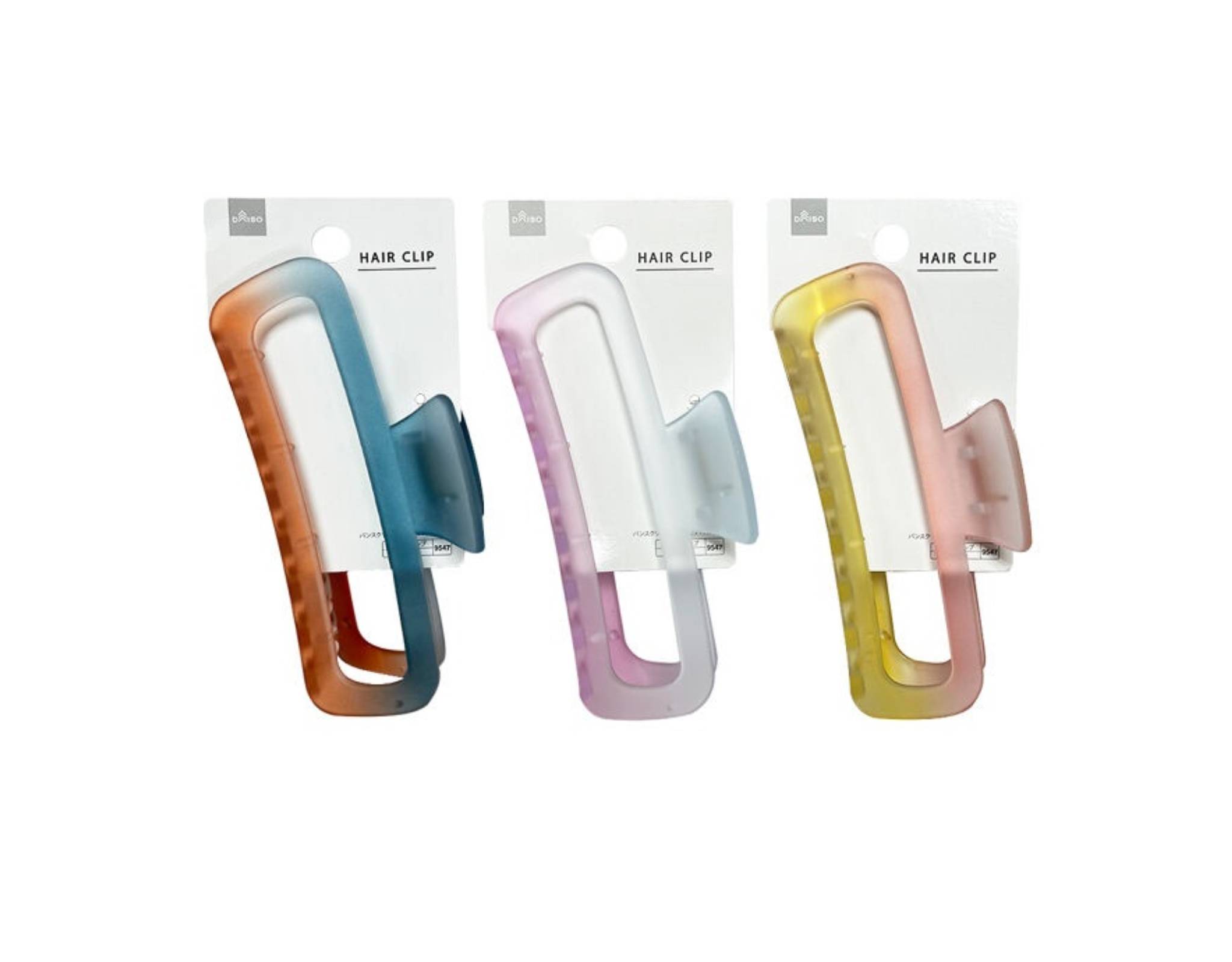 Daiso [SELECTED RANDOMLY] Hair Clip Matte | myaeon2go