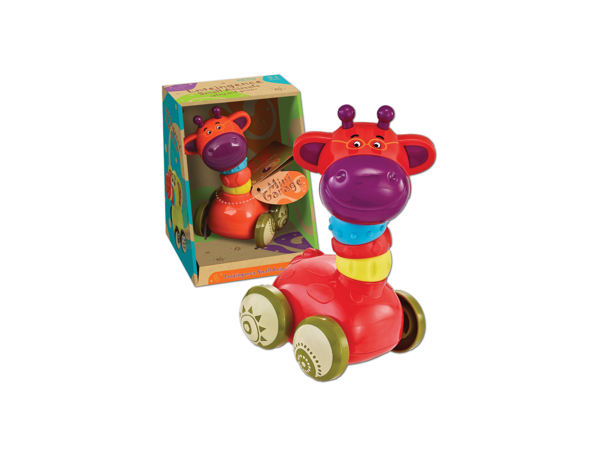 Shake Bell Intelligence Small Animal Mini Garage Giraffe (0724 H 9941 ...