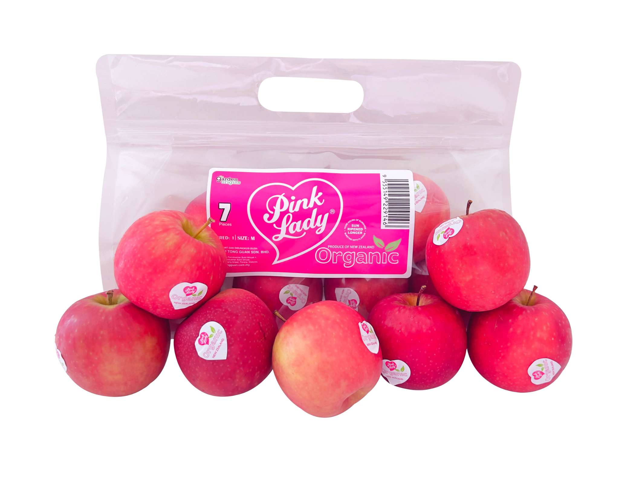 Pink Lady NZ Organic Fuji Apple, 7 pcs - Sweet & Crisp
