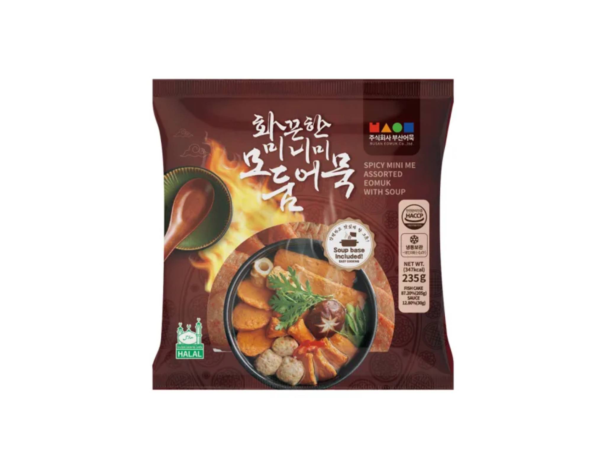 Mini Me Assorted Eomuk With Soup (Spicy) | myaeon2go