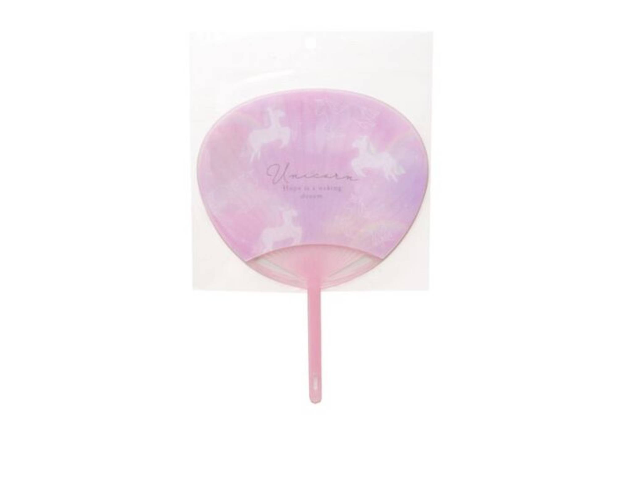 Daiso Cloth Fan Unicorn | myaeon2go