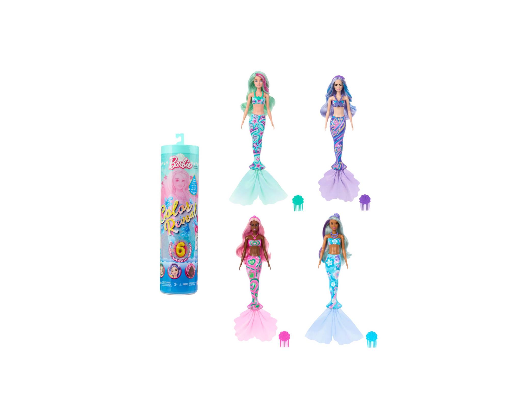 Barbie Colour Reveal Deep Sea Mermaid Series (HRK12) | myaeon2go