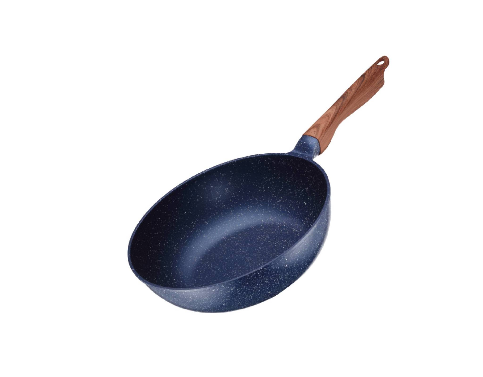 Home Coordy Lightweight Frying Pan Deep (IH) Blue Marble | myaeon2go