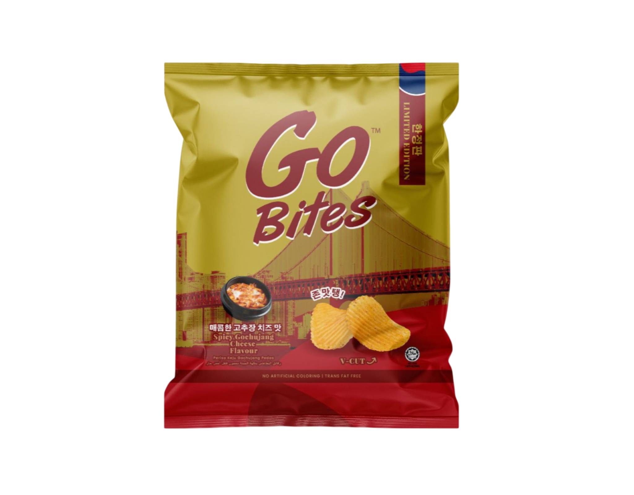 Go Bites V Cut Spicy Gochujang Cheese | myaeon2go