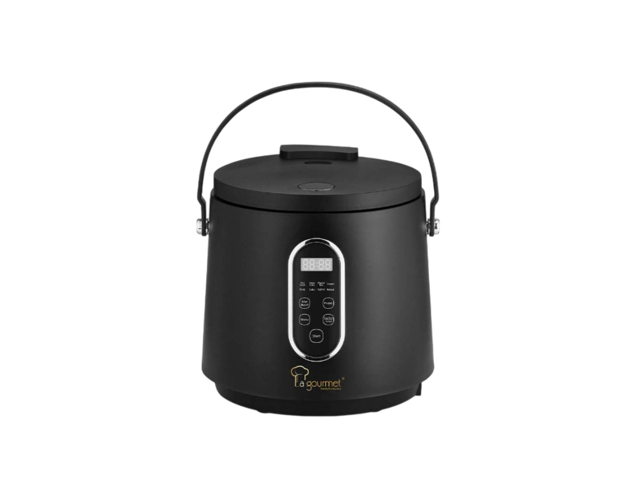 La Gourmet Healthy Rice Cooker Coal Black | myaeon2go