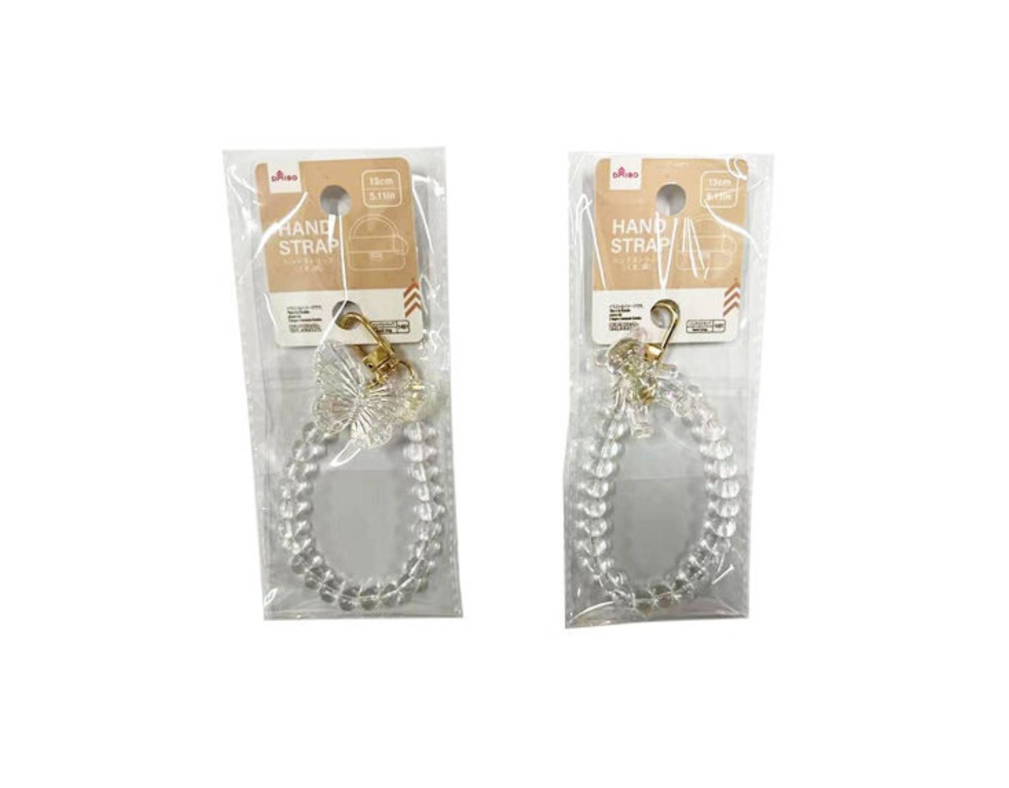 Daiso [SELECTED RANDOMLY] Hand Strap Bear Butterfly | myaeon2go