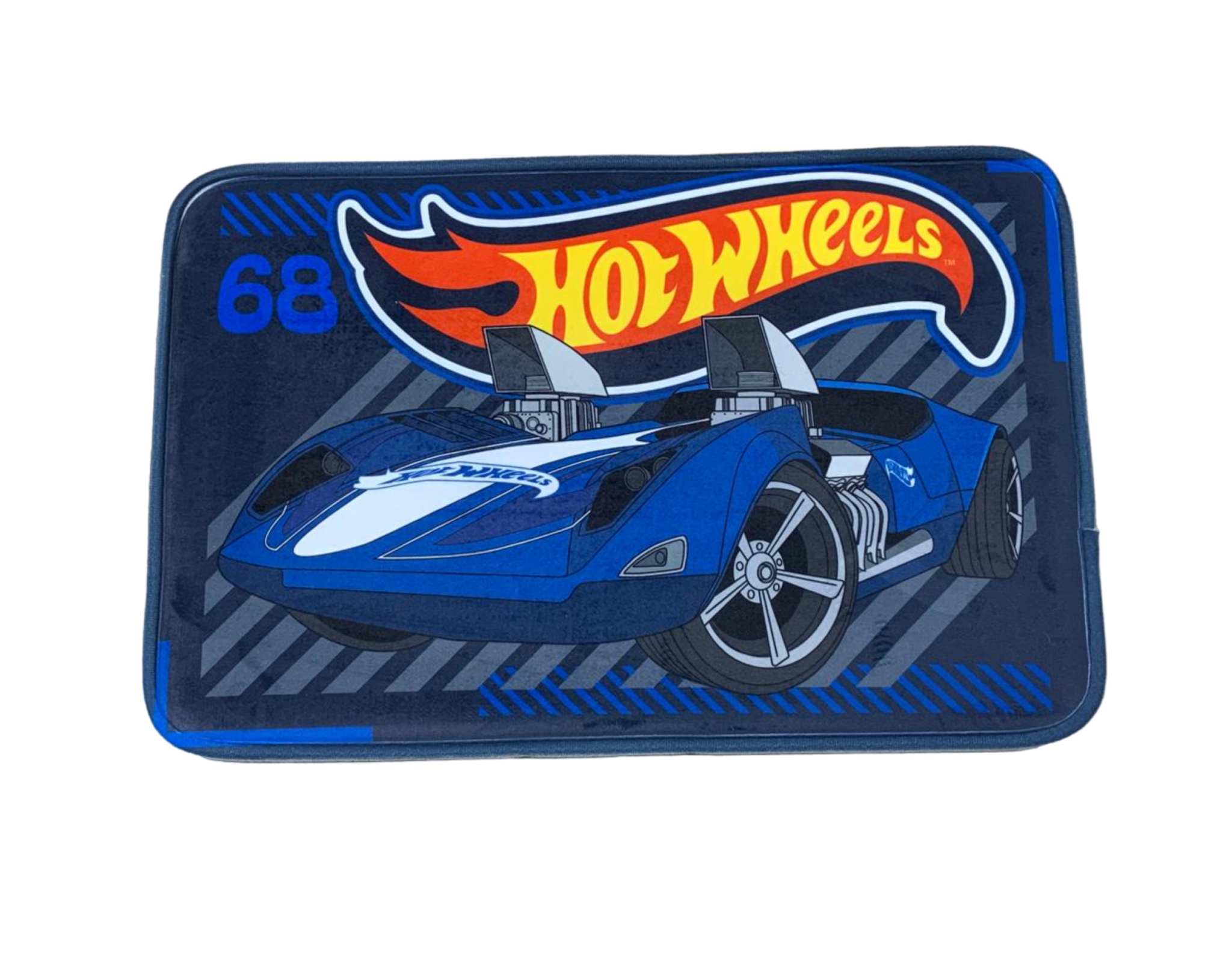Hot Wheels Foam Bath Mat Blue | myaeon2go