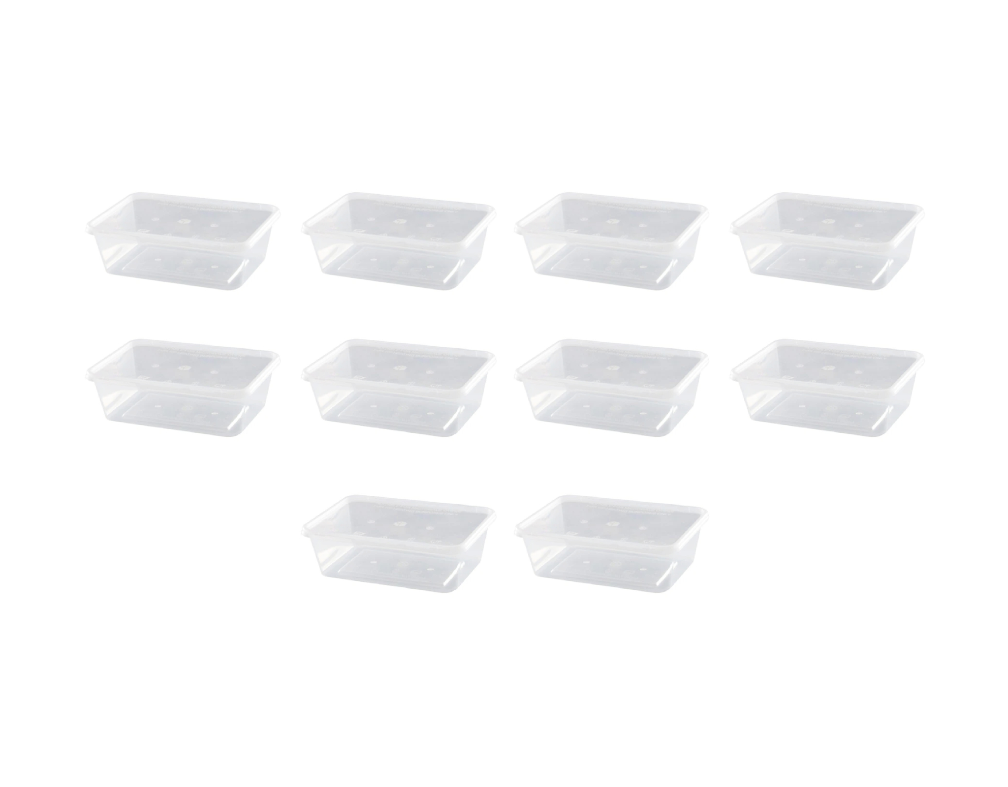 Rectangular Container 10 Pcs | myaeon2go