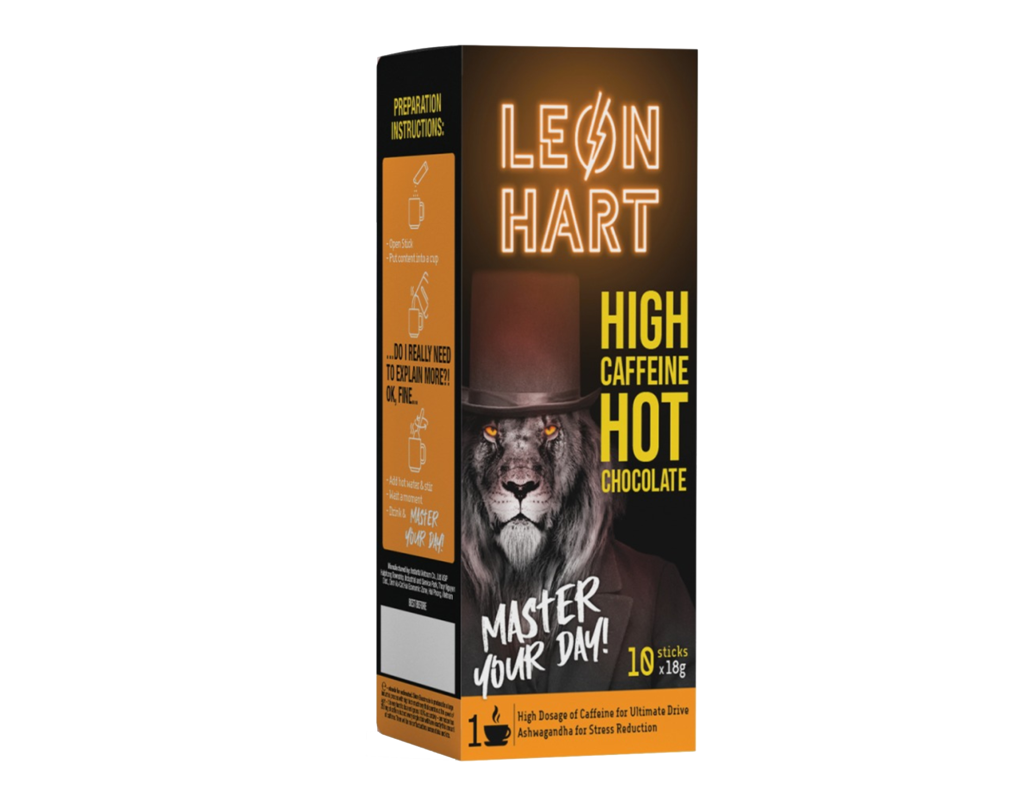 Leon Hart 3-In-1 High Caffeine Chocolate | myaeon2go