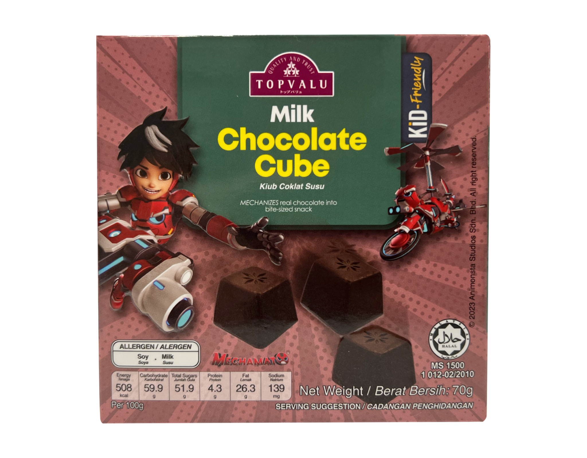 TOPVALU Milk Chocolate Cube | myaeon2go