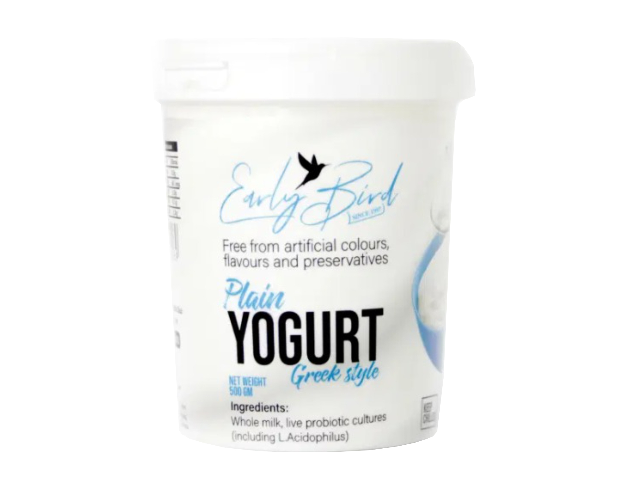 Early Bird Greek Yogurt 500g – No Additives