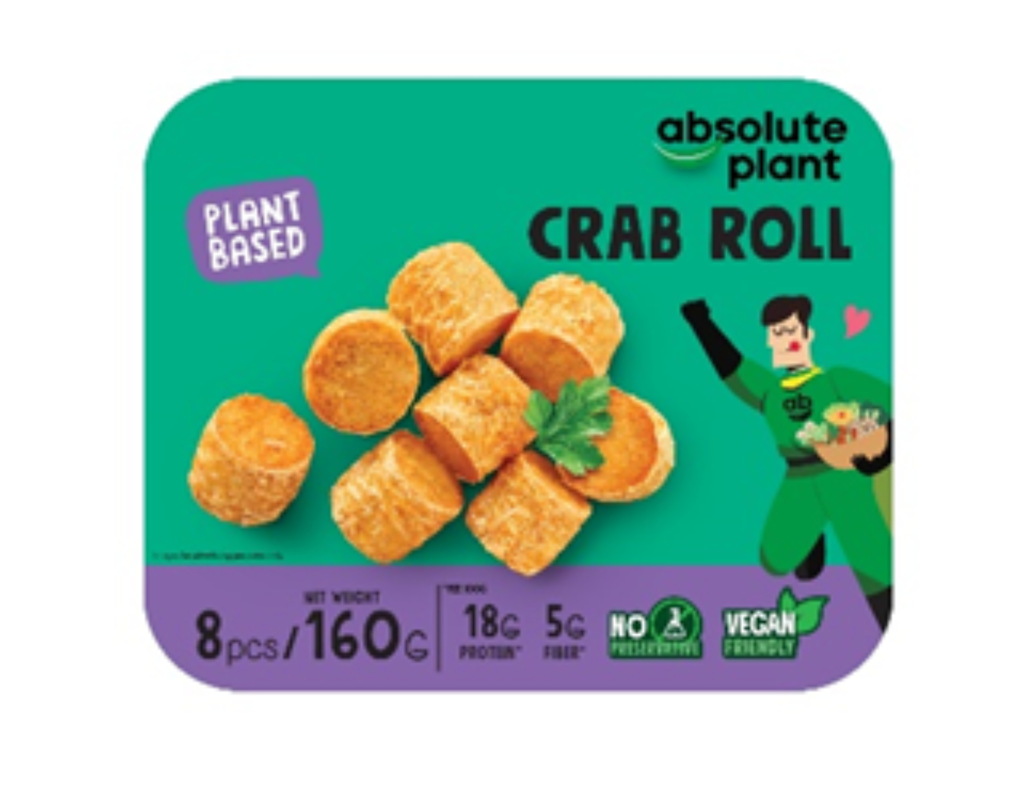 Absolute Plant Plant-Based Crab Roll | myaeon2go