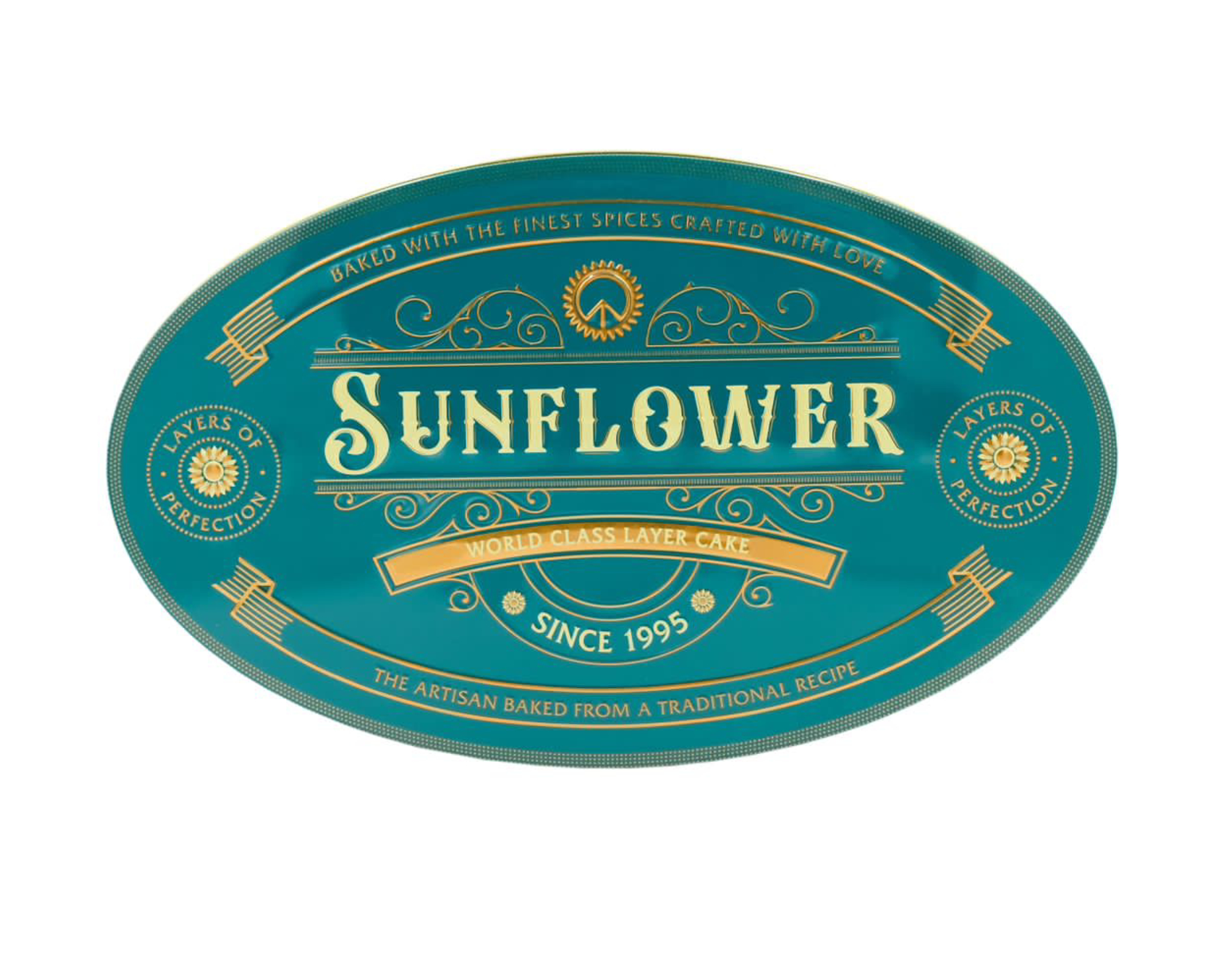 GPR Sunflower Layer Cake Pandan | myaeon2go