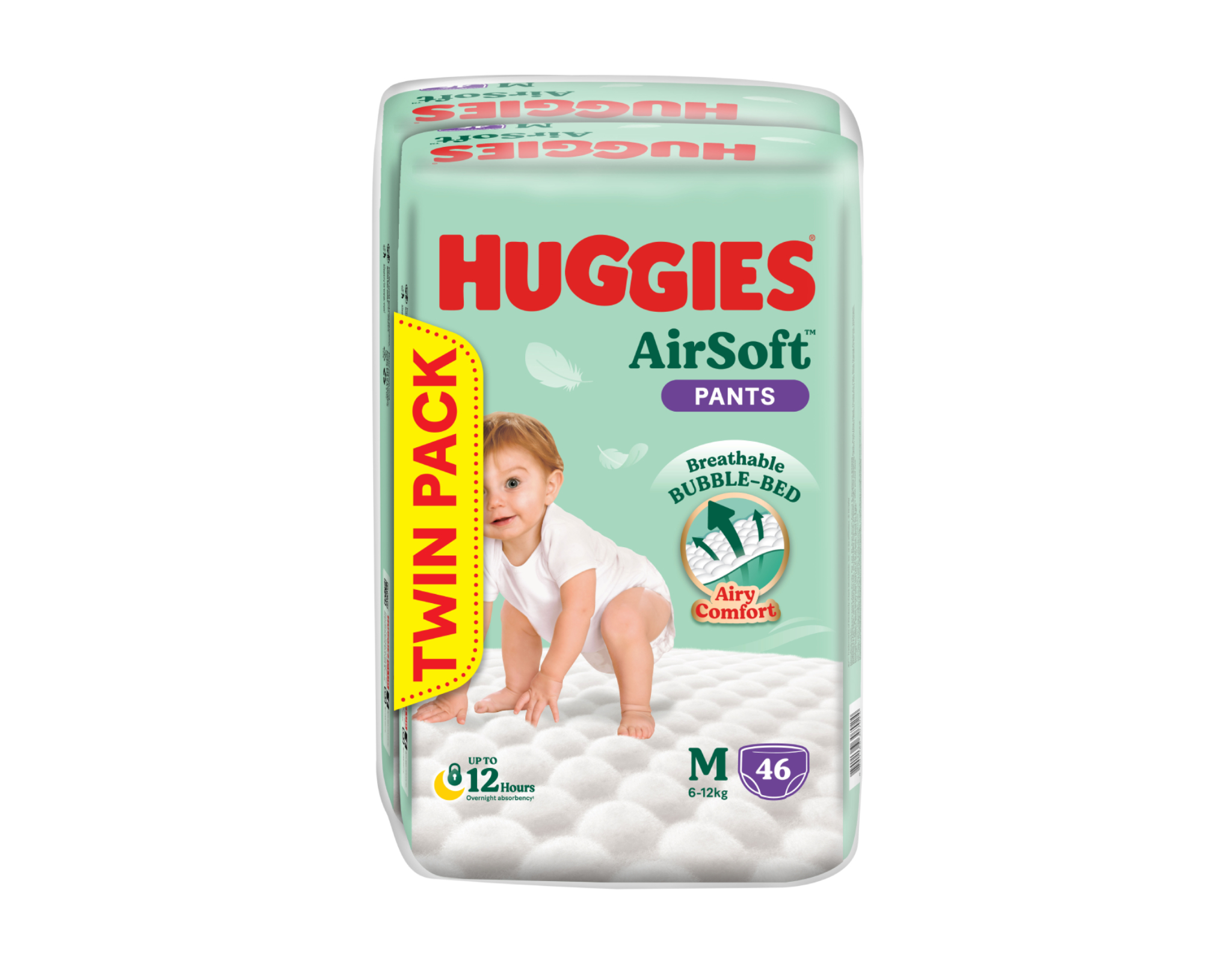 Huggies Airsoft Pants Twin Pack M | myaeon2go