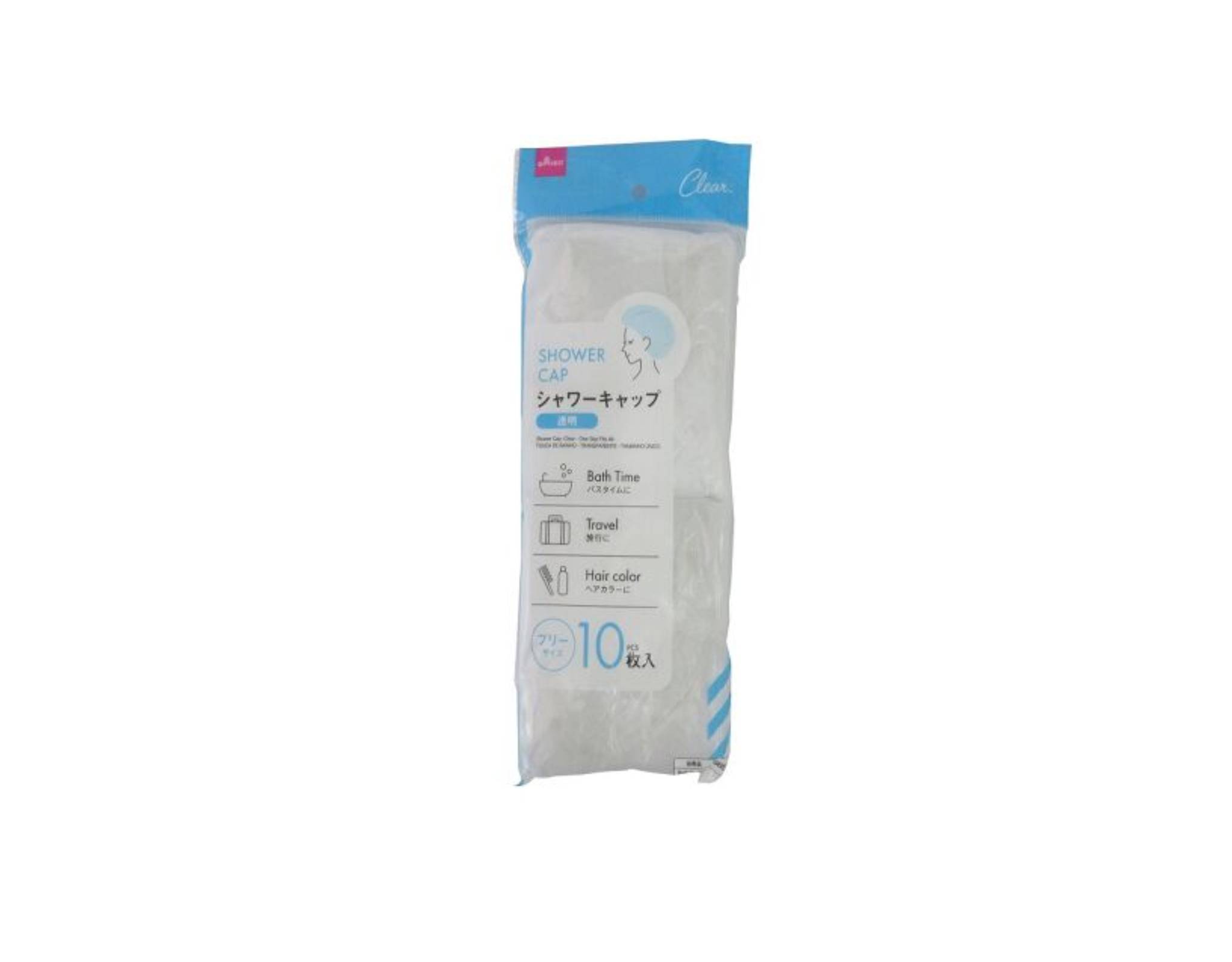 Daiso Shower Cap Clear One Size Fits All | myaeon2go