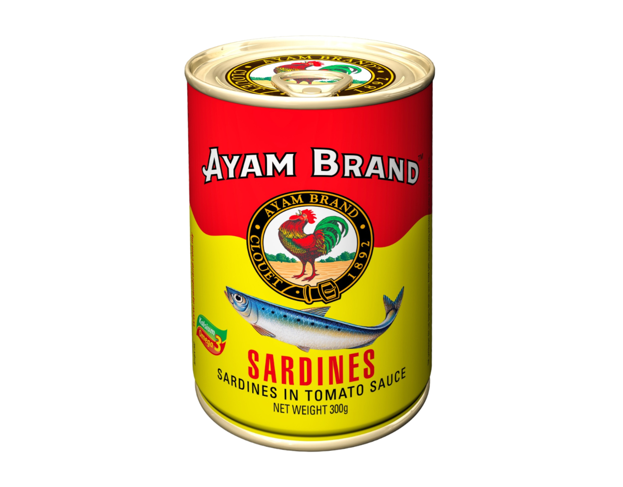 Ayam Brand Sardines, 300g - Omega-3 & Calcium Rich