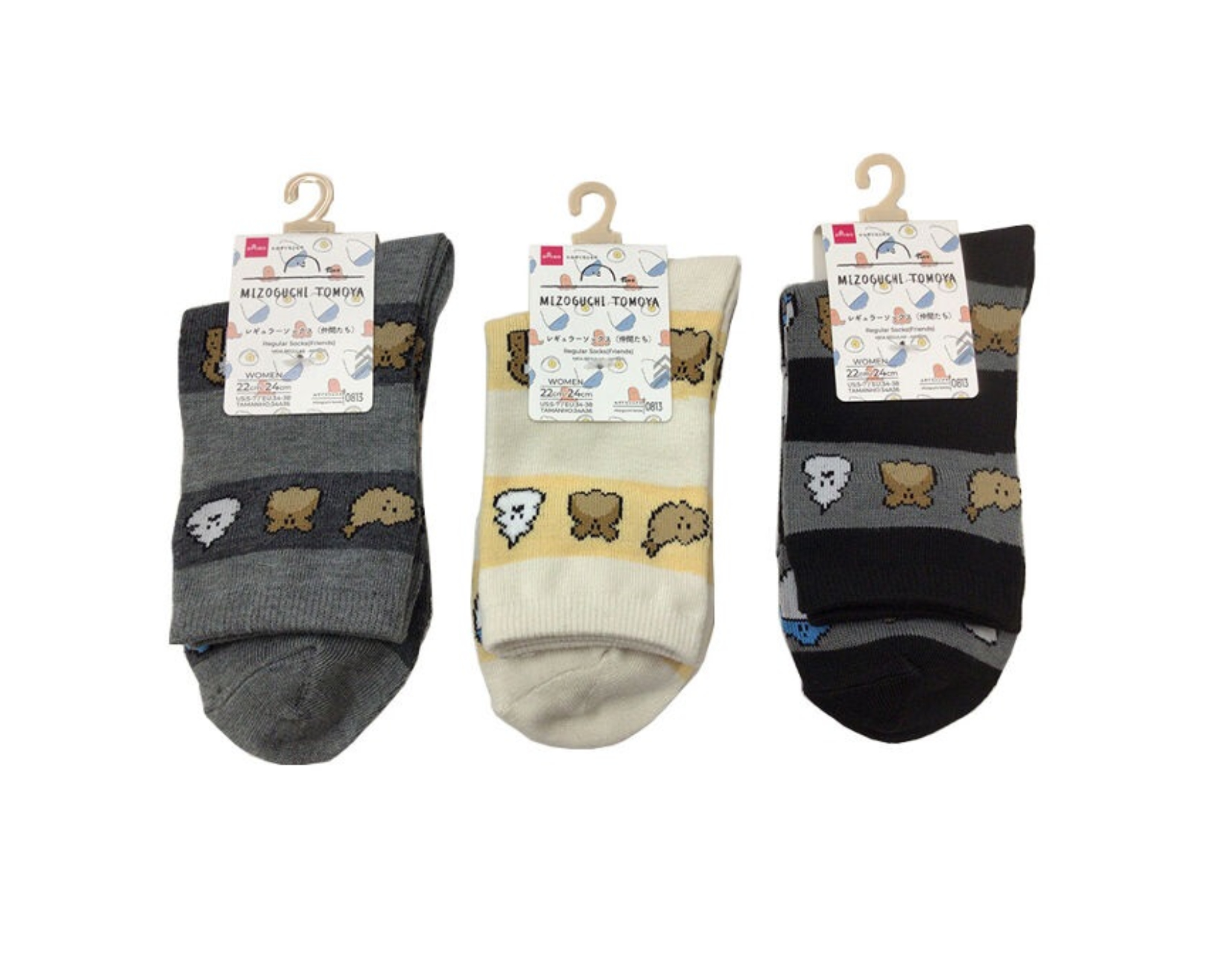Daiso [SELECTED RANDOMLY] Regular Socks (Friends) | myaeon2go