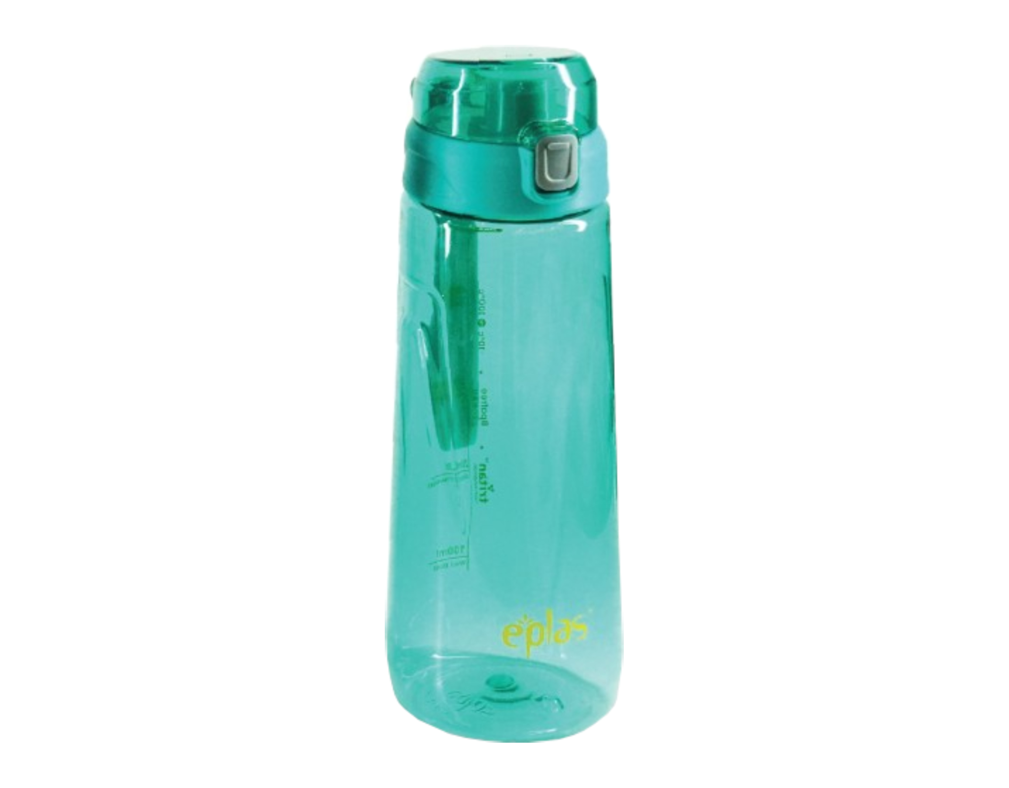 Eplas Water Bottle With Silicone Strap & Push Button Turquoise (EGA ...