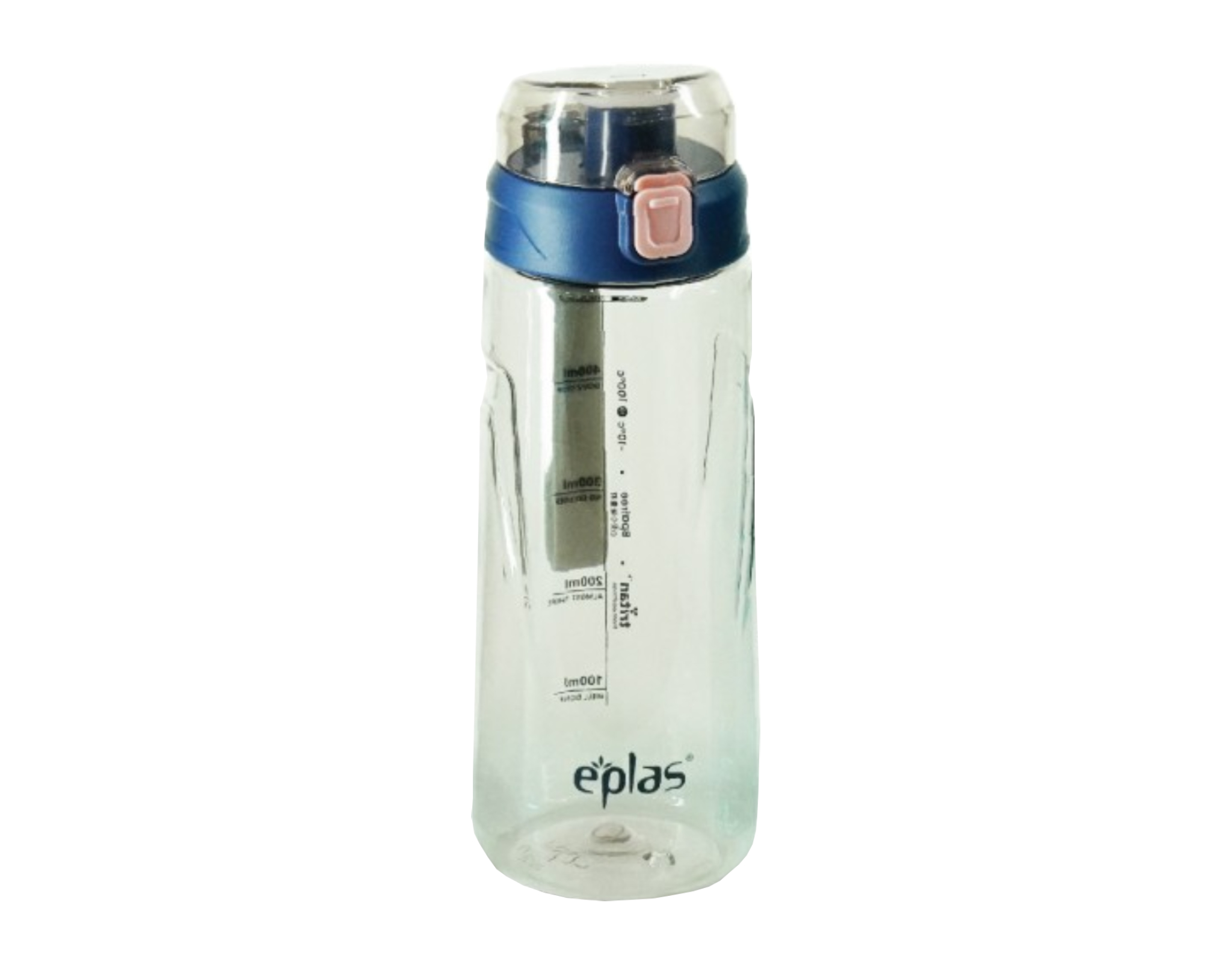Eplas Water Bottle With Silicone Strap & Push Button Pink (EGA-680BPA ...