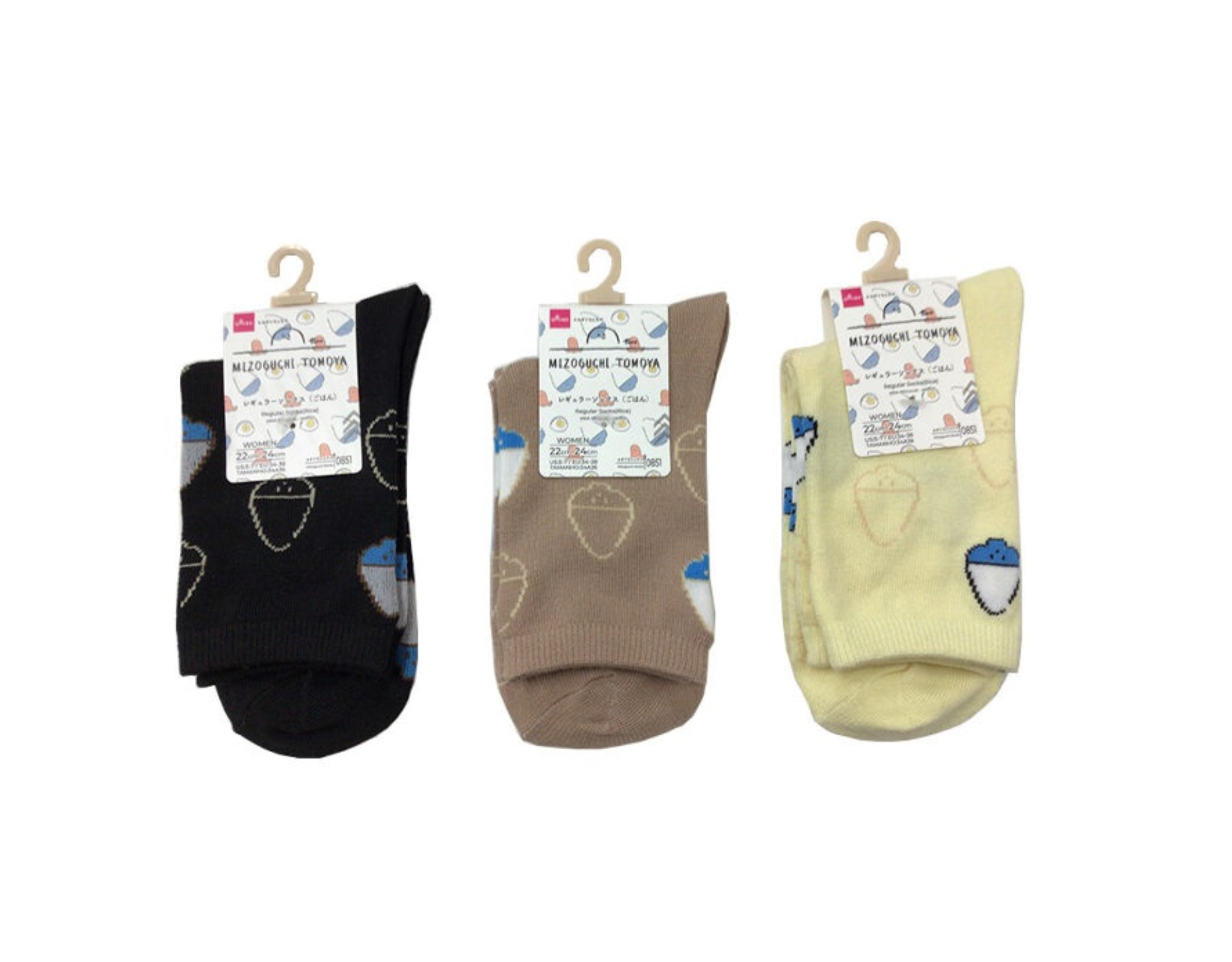 Daiso [SELECTED RANDOMLY] Regular Socks Rice | myaeon2go