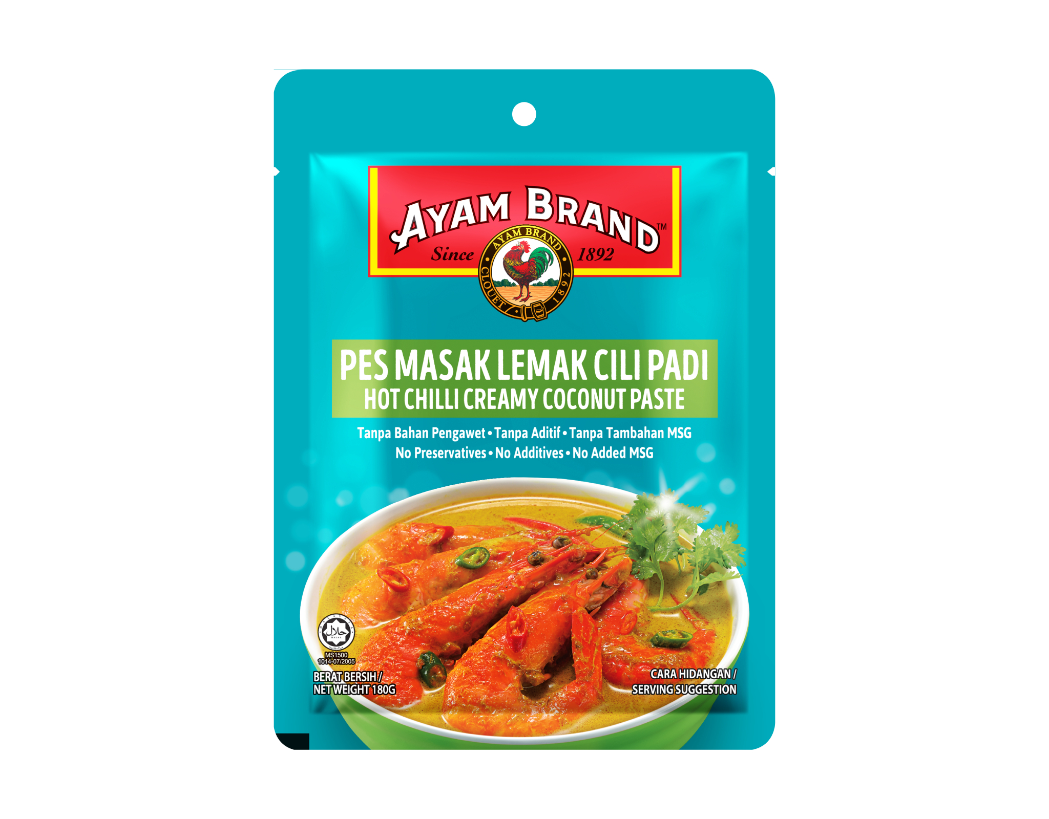 Ayam Brand Hot Chilli Creamy Coconut Paste | myaeon2go