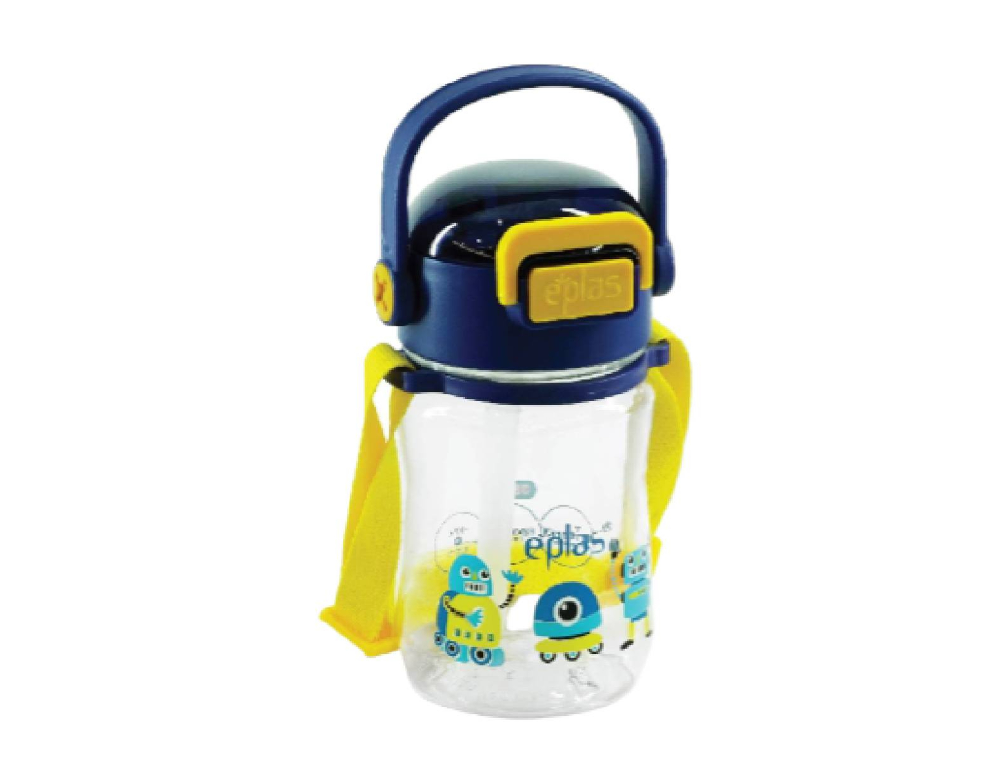 Eplas One Touch Kids Bottle Blue Yellow (EGBR-380BPA) | myaeon2go
