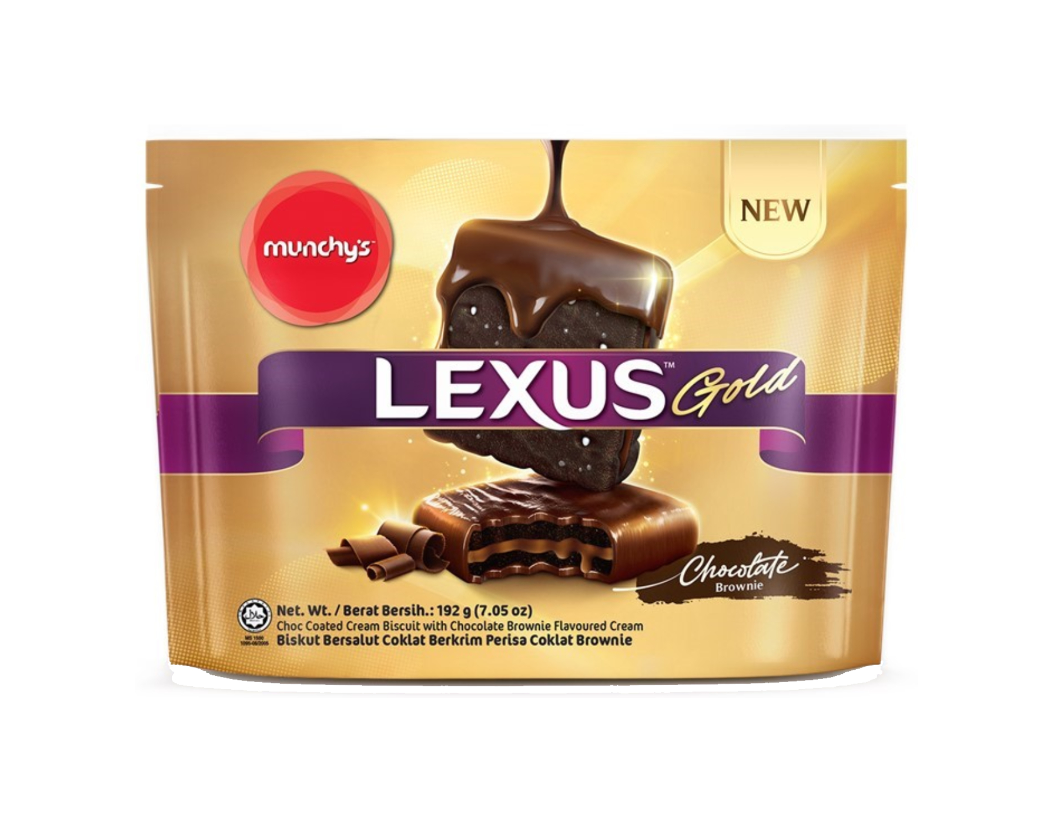 Lexus Gold Chocolate Brownie, 192 g - Indulgent Treat