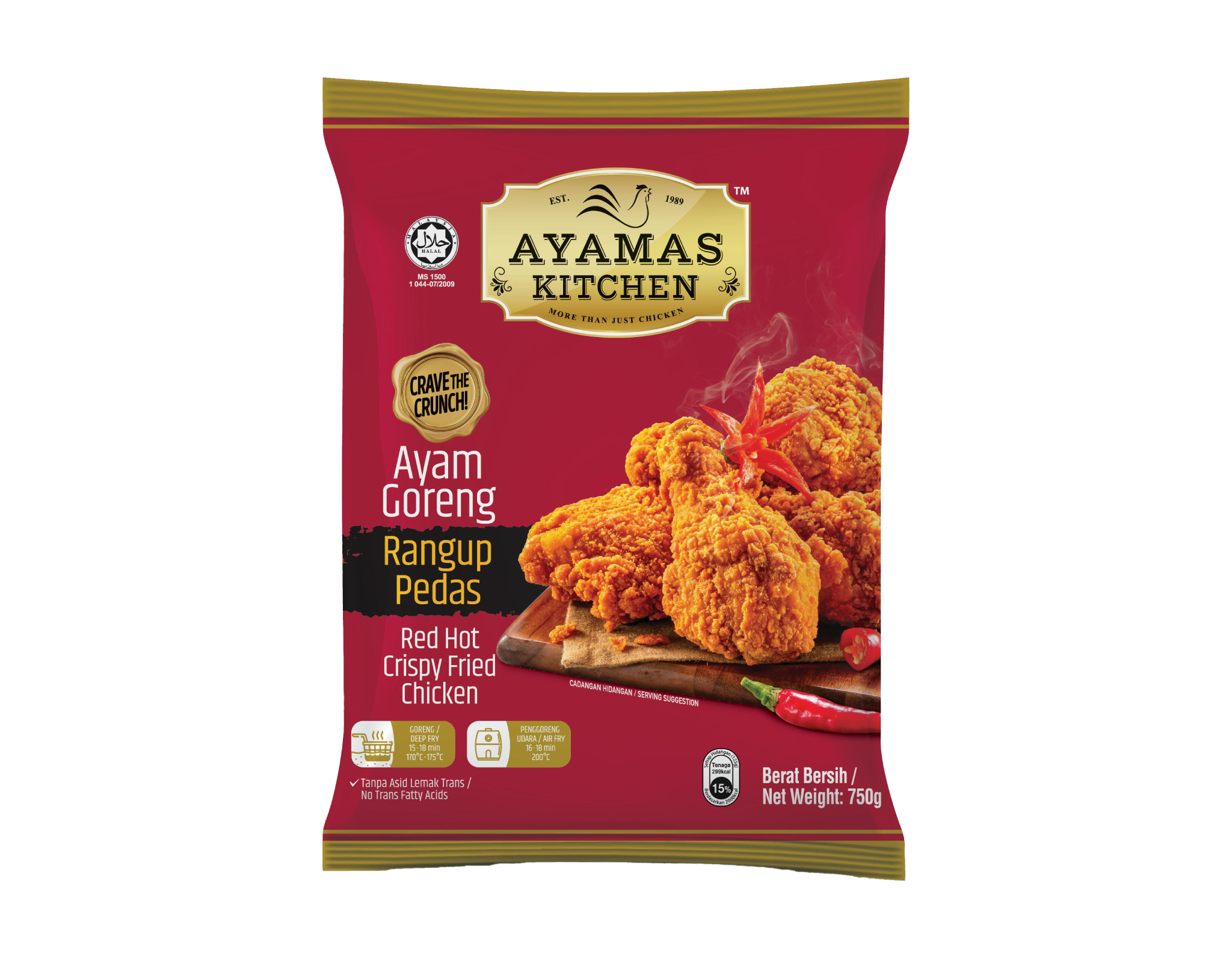 Ayamas Kitchen Crispy Fried Chicken Red Hot | myaeon2go