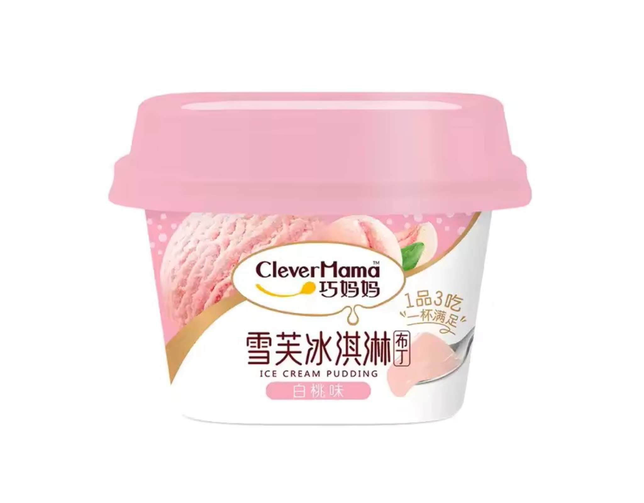 Clever Mama Ice Cream Pudding Peach Flavour | myaeon2go