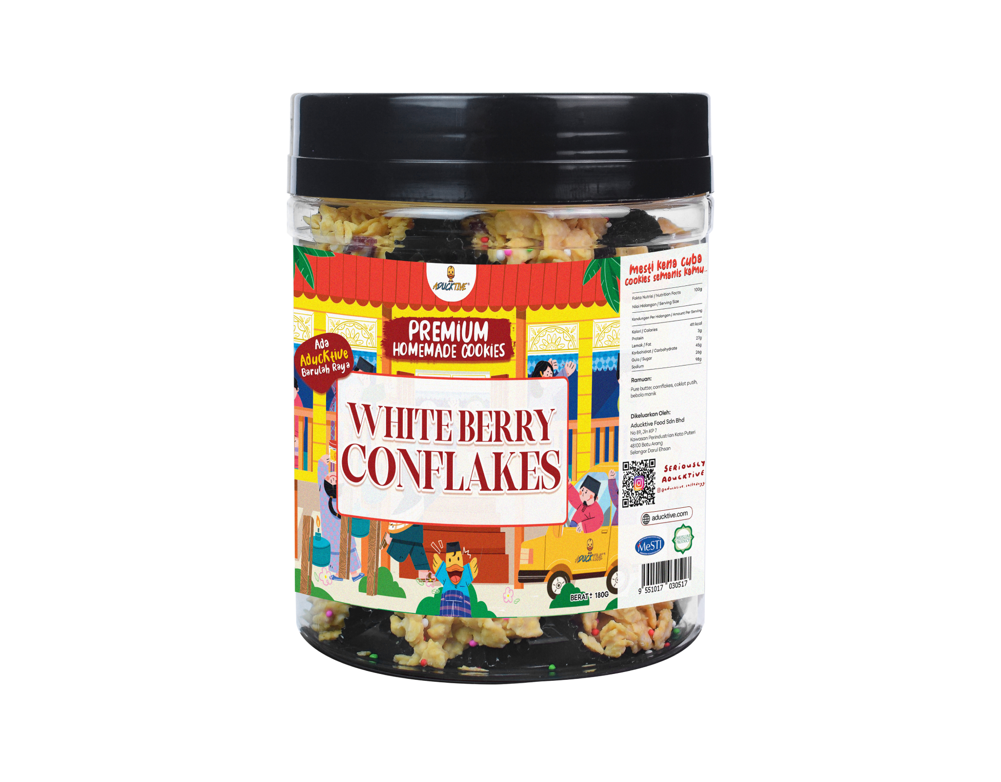 Aducktive White Berry Cornflakes Bottle | myaeon2go