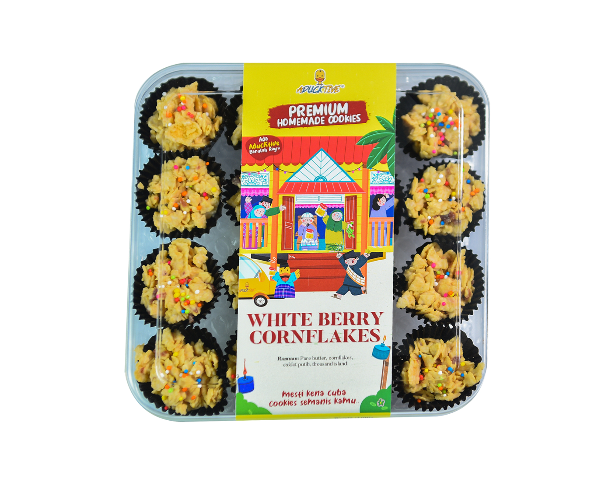 Aducktive White Berry Cornflakes Tray | myaeon2go