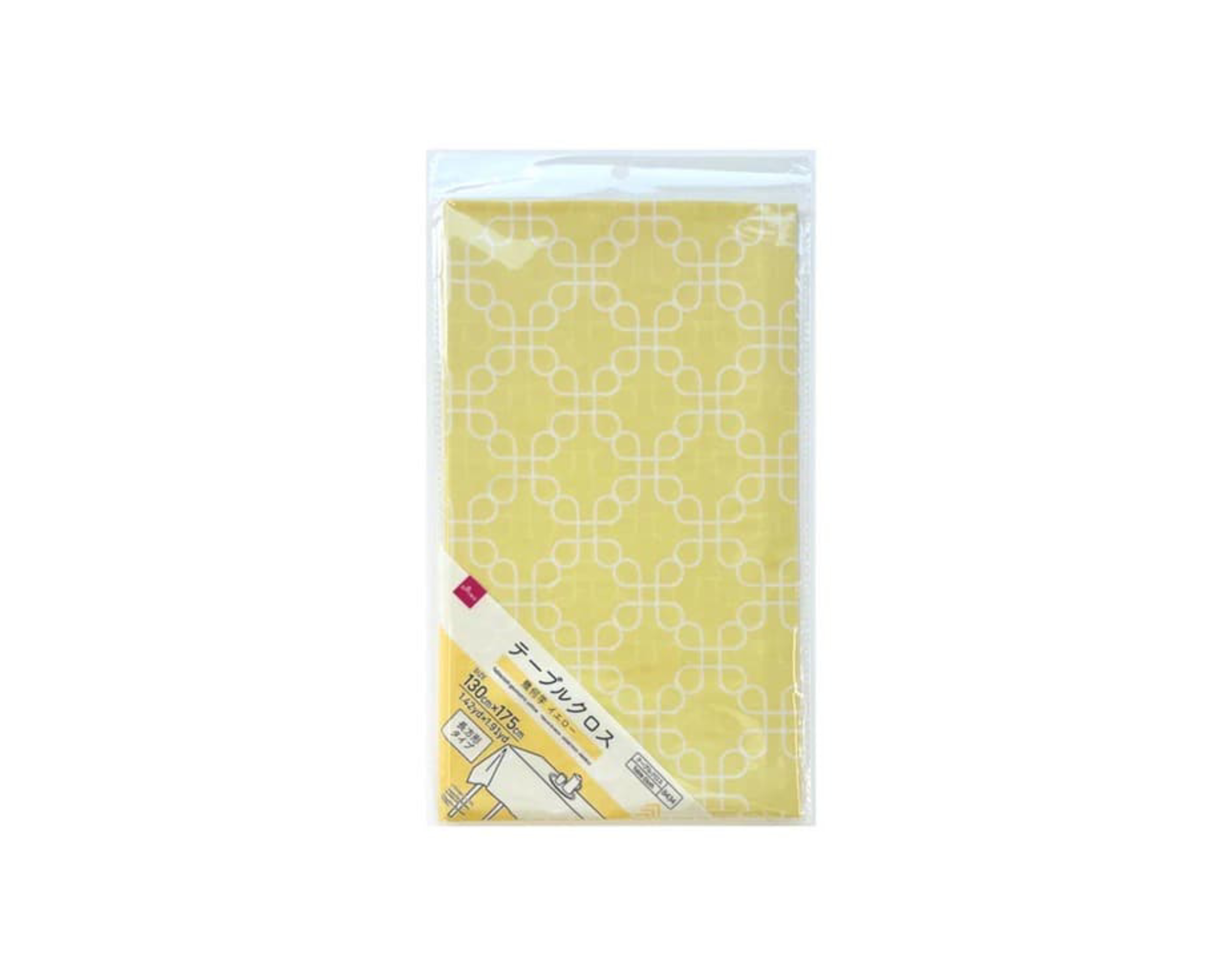Daiso Table Cloth Geometric Yellow | myaeon2go