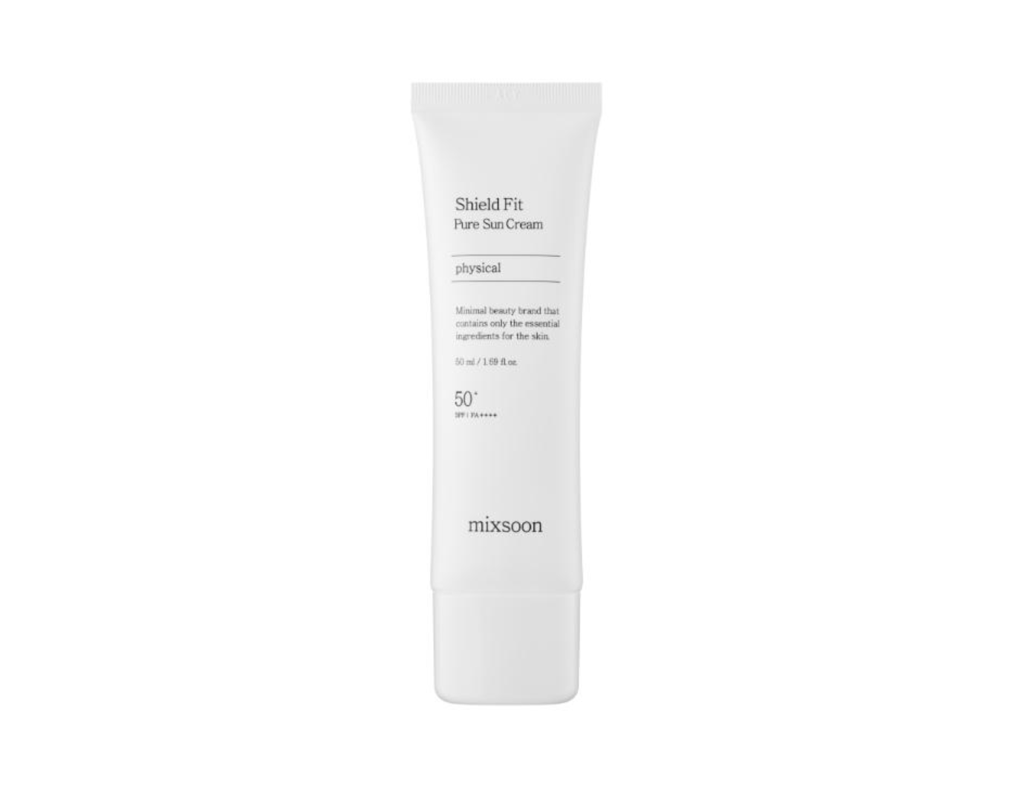 Mixsoon Shield Fit Pure Sun Cream SPF50, 50ml - Hydrating & Non-Sticky