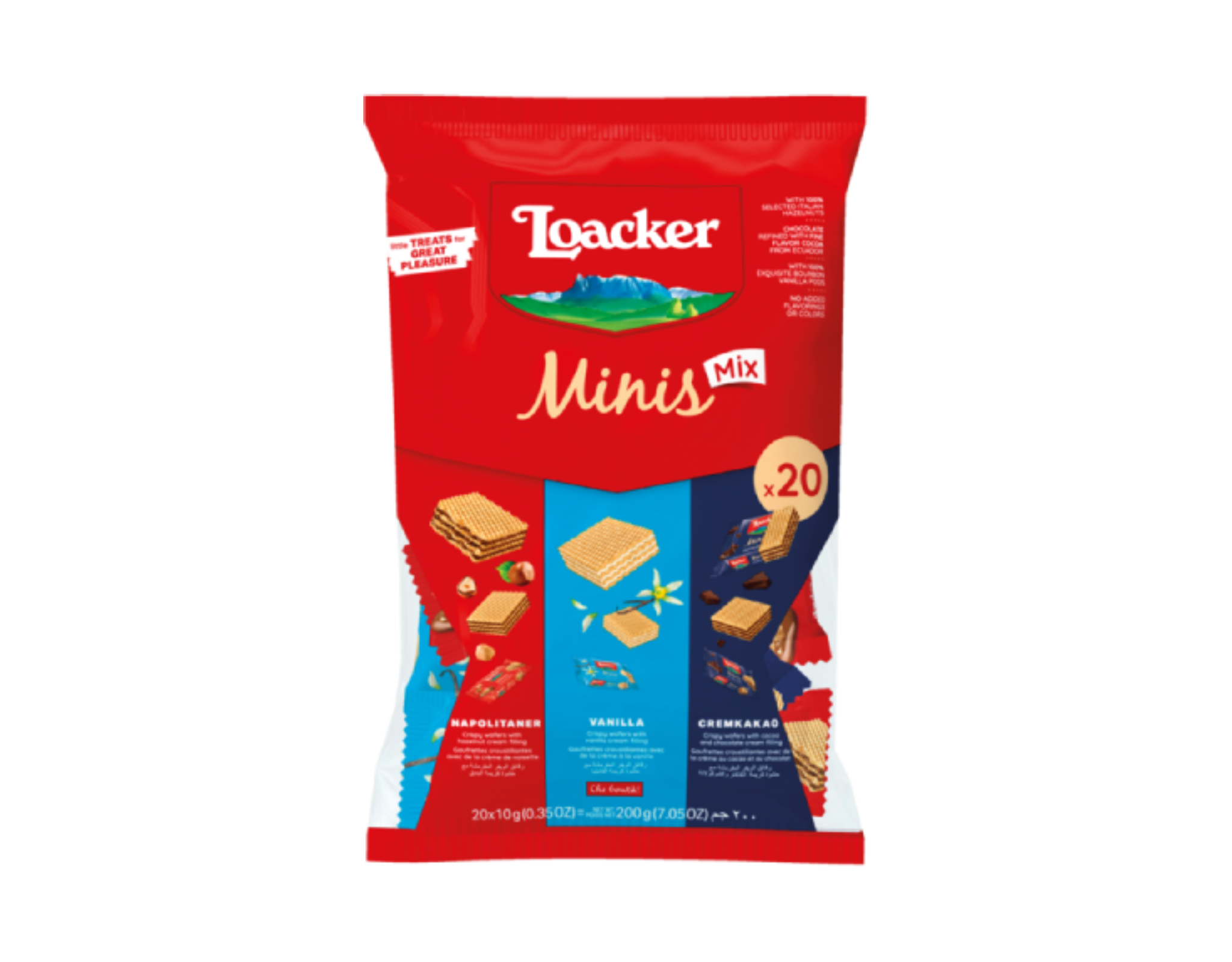 Loacker Minis Mix, 200 g - Delicious Variety Pack