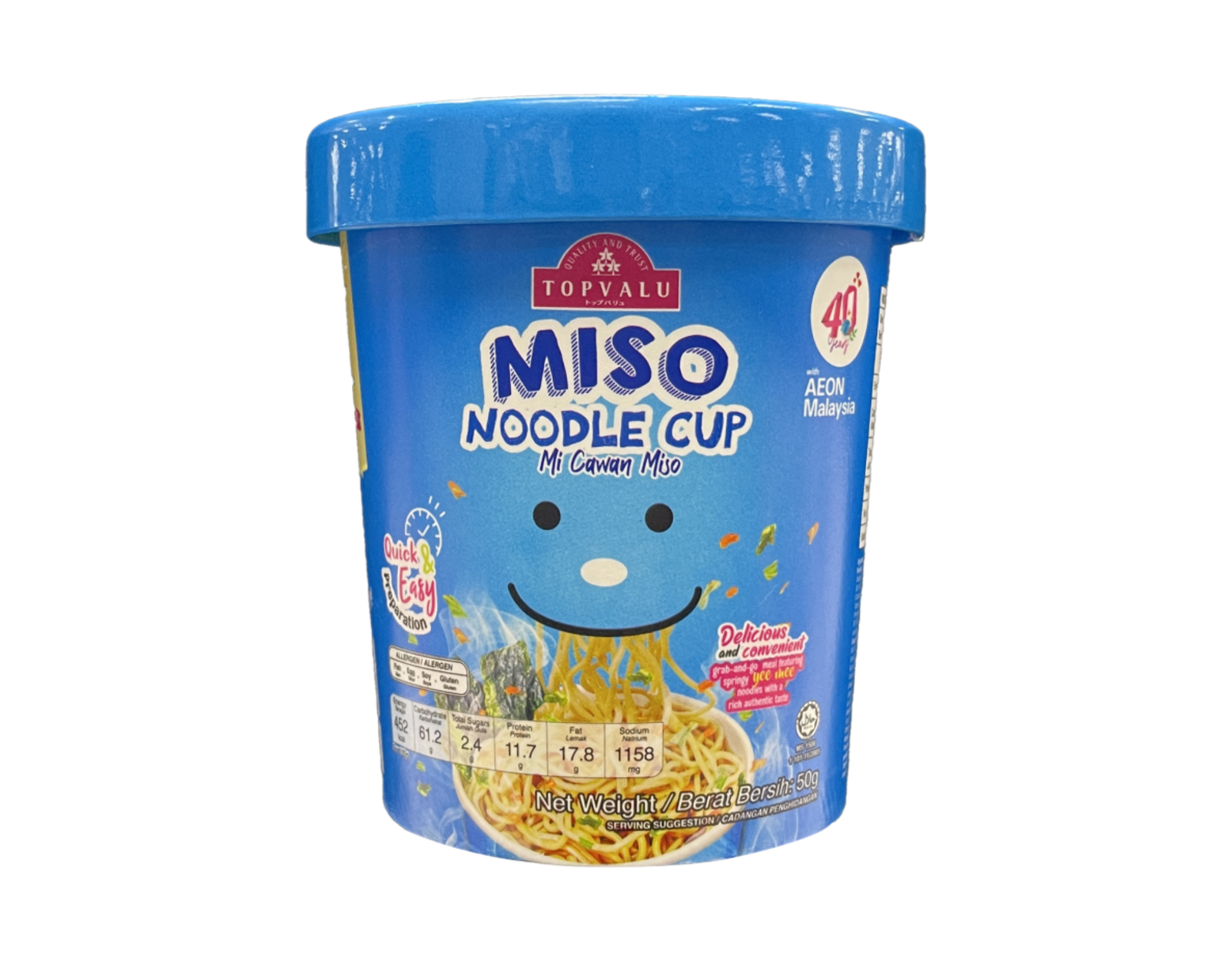 TOPVALU J-Cup Noodle Miso | myaeon2go