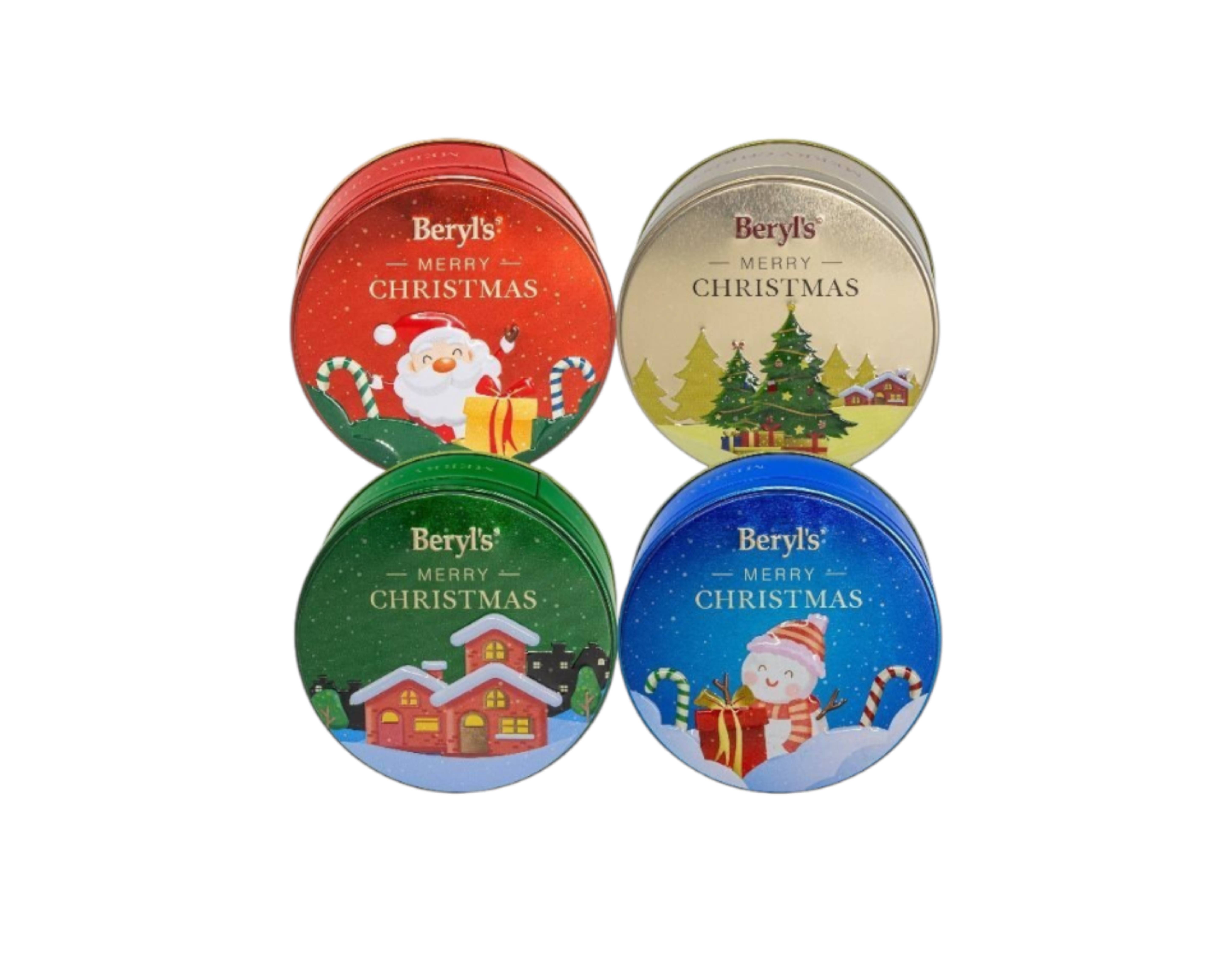 Beryl's Christmas Tin With Assorted Almond Chocolate | myaeon2go