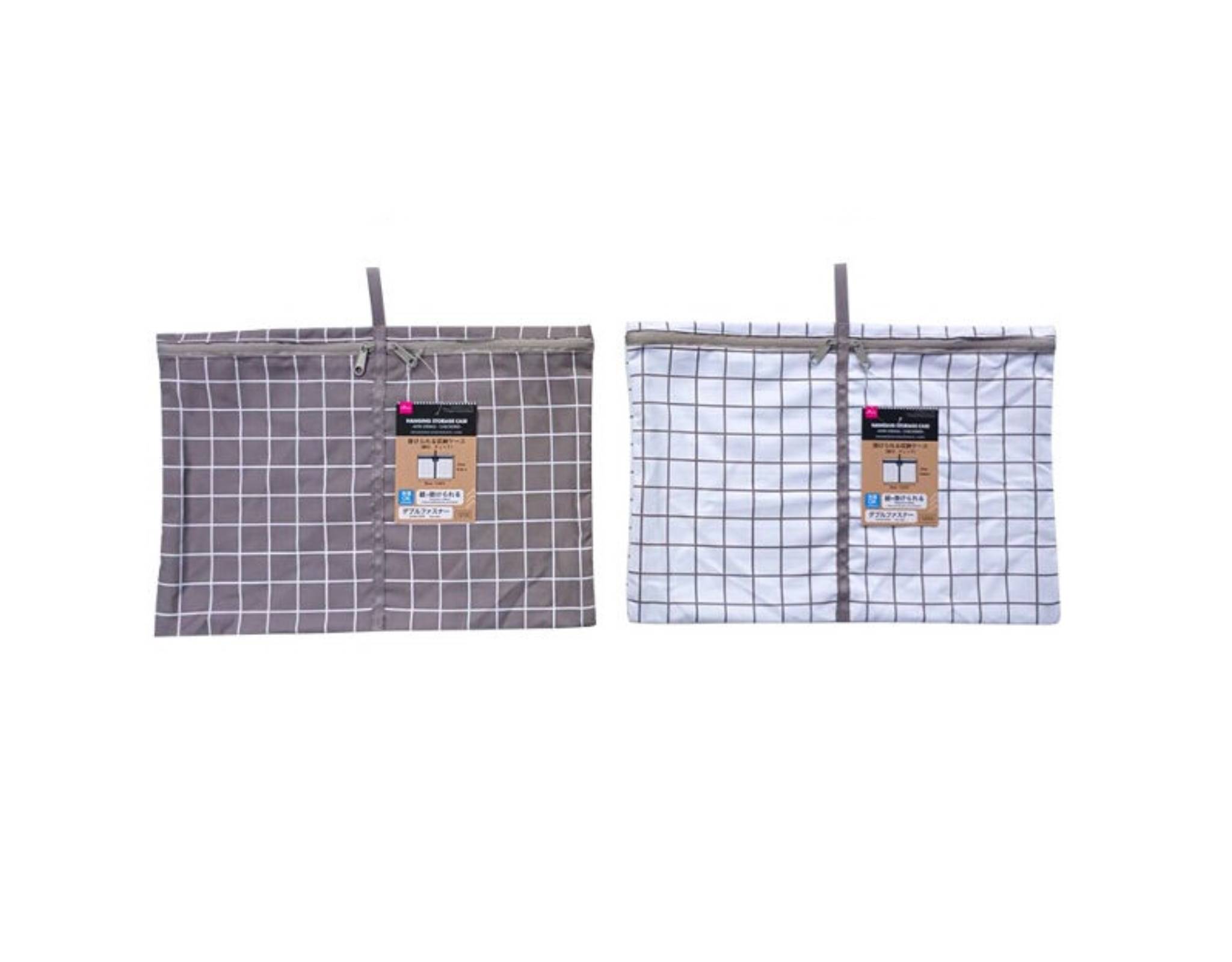 Daiso [SELECTED RANDOMLY] Hanging Storage Case With String Checkered ...