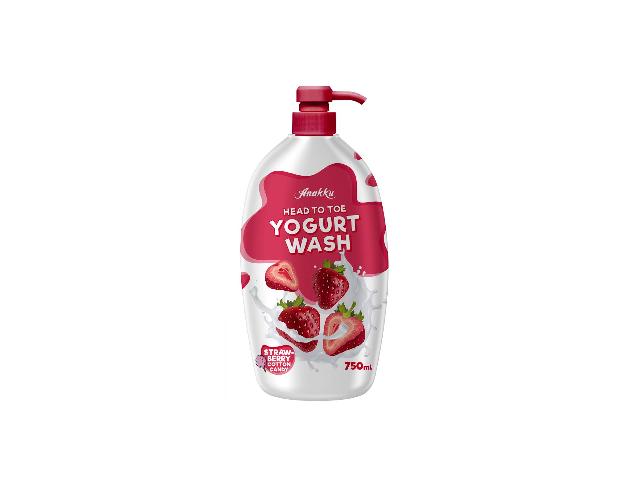 Anakku Head To Toe Yogurt Wash Strawberry | myaeon2go